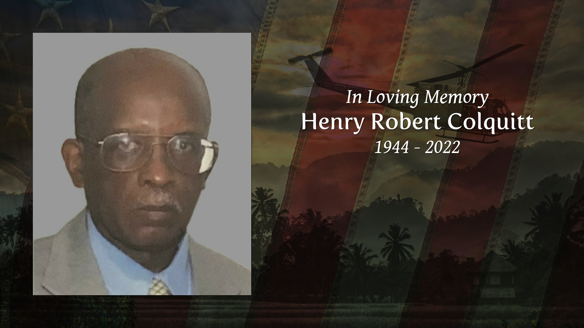 Henry Robert Colquitt - Tribute Video