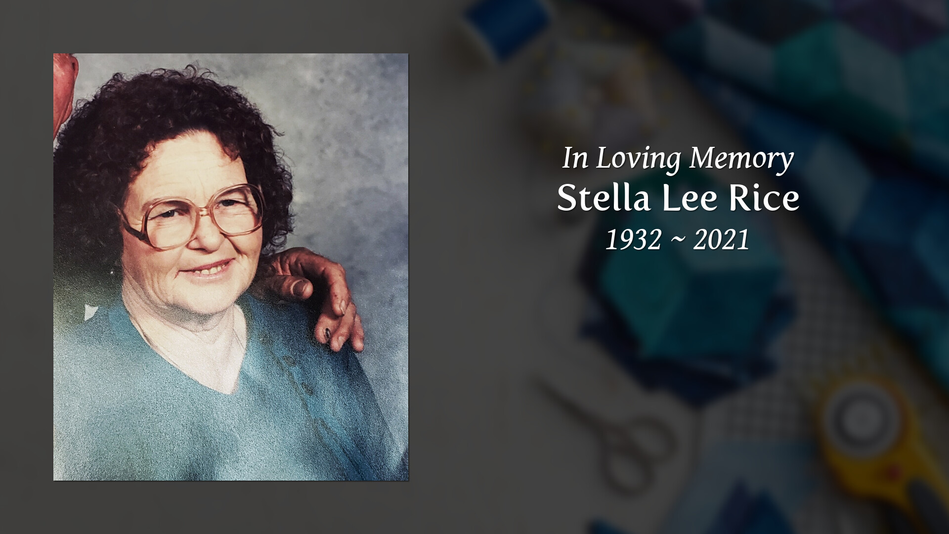 Stella Lee Rice - Tribute Video