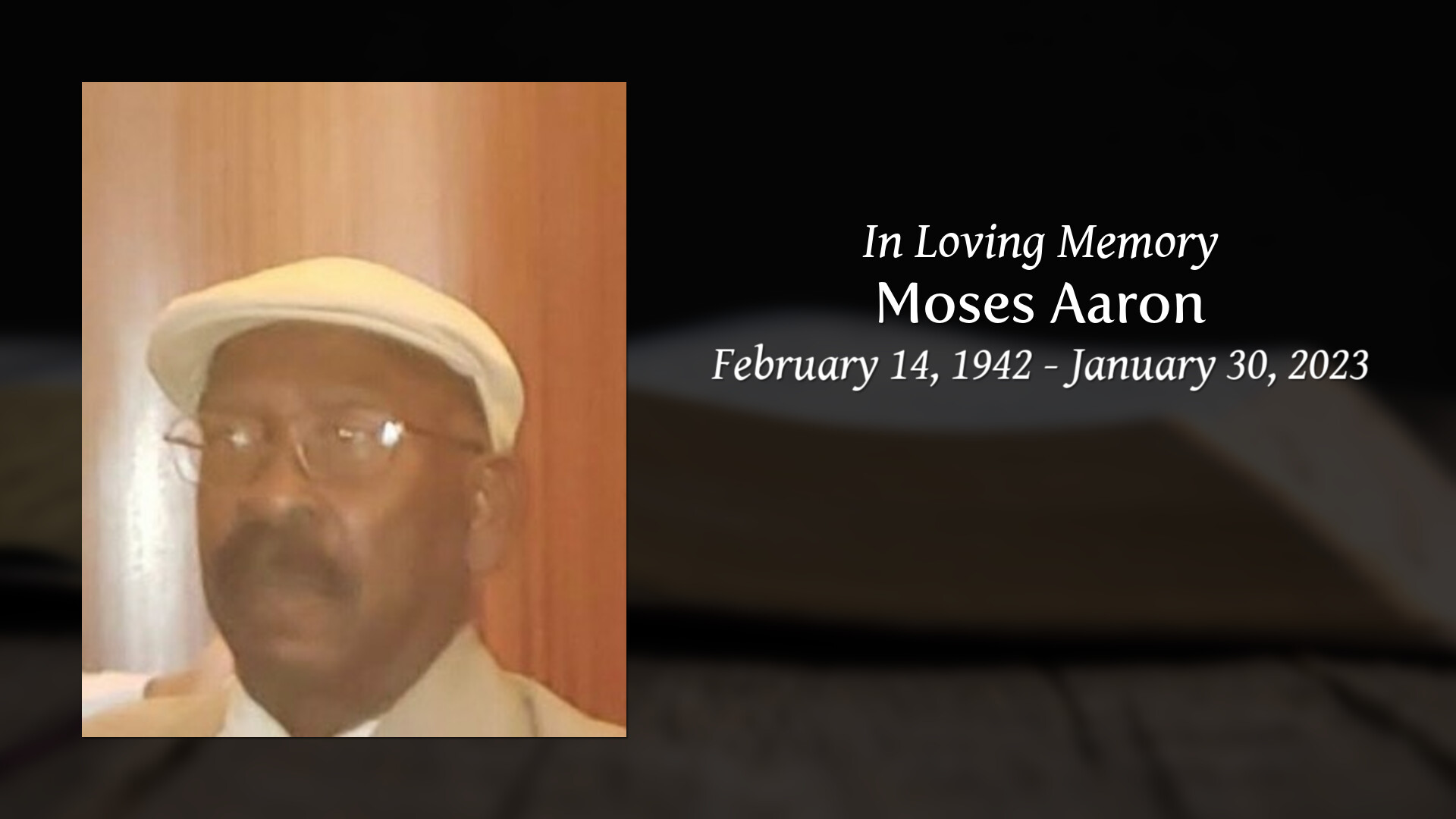 Moses Aaron - Tribute Video