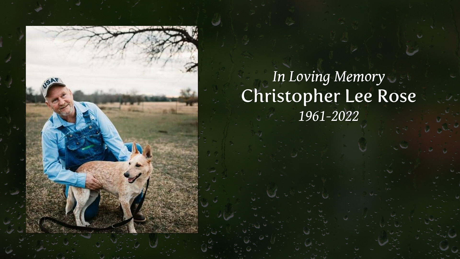 Christopher Lee Rose - Tribute Video