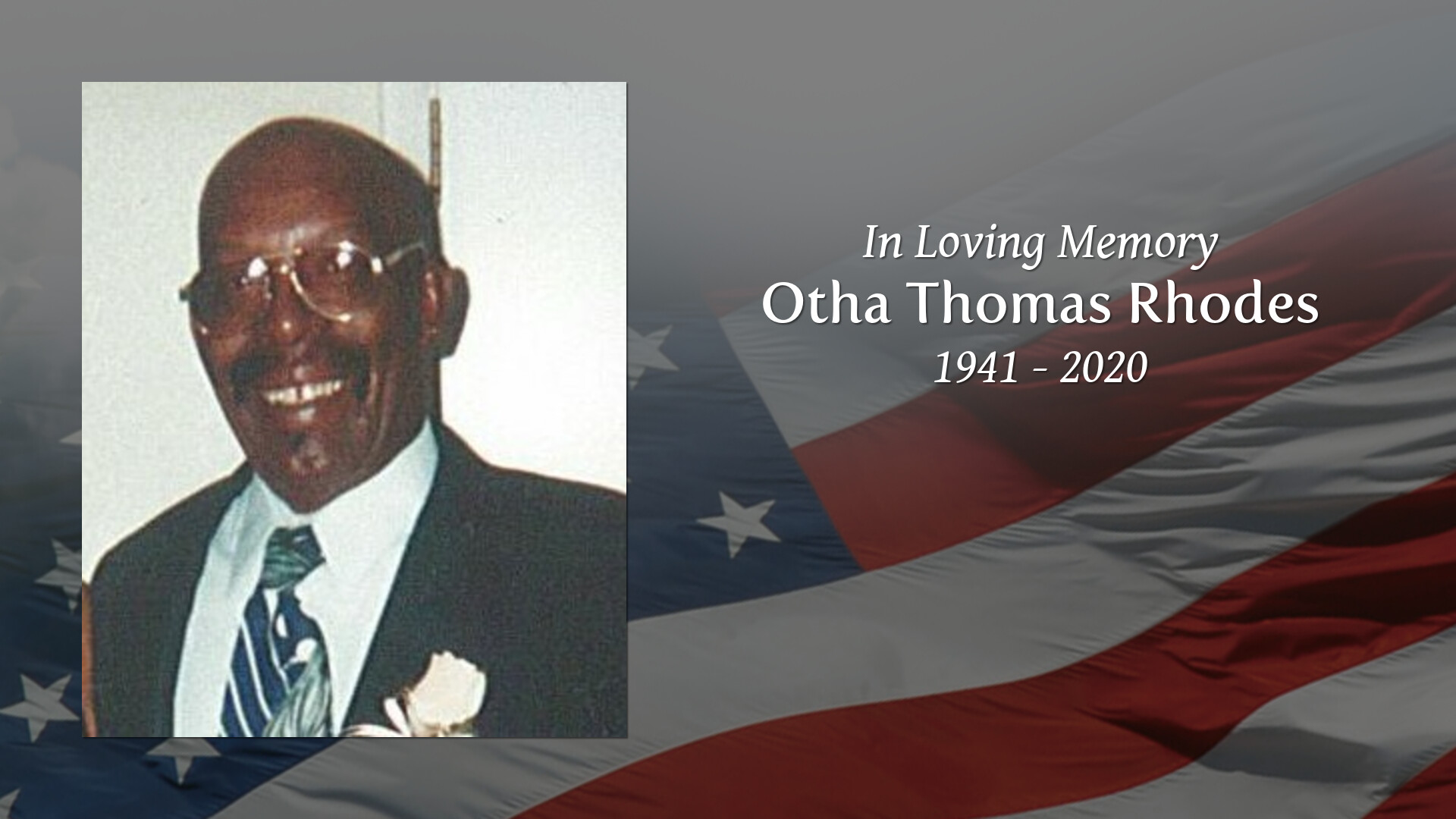 Otha Thomas Rhodes - Tribute Video