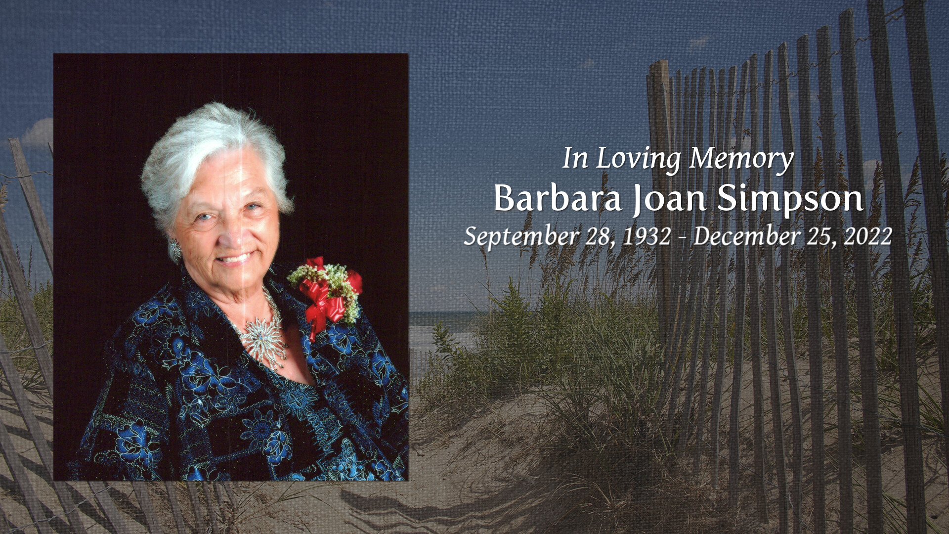 Barbara Joan Simpson - Tribute Video