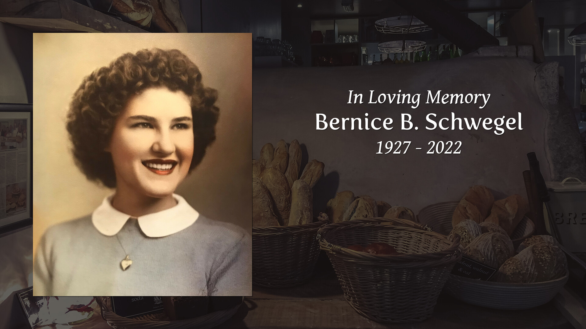 Bernice B. Schwegel - Tribute Video