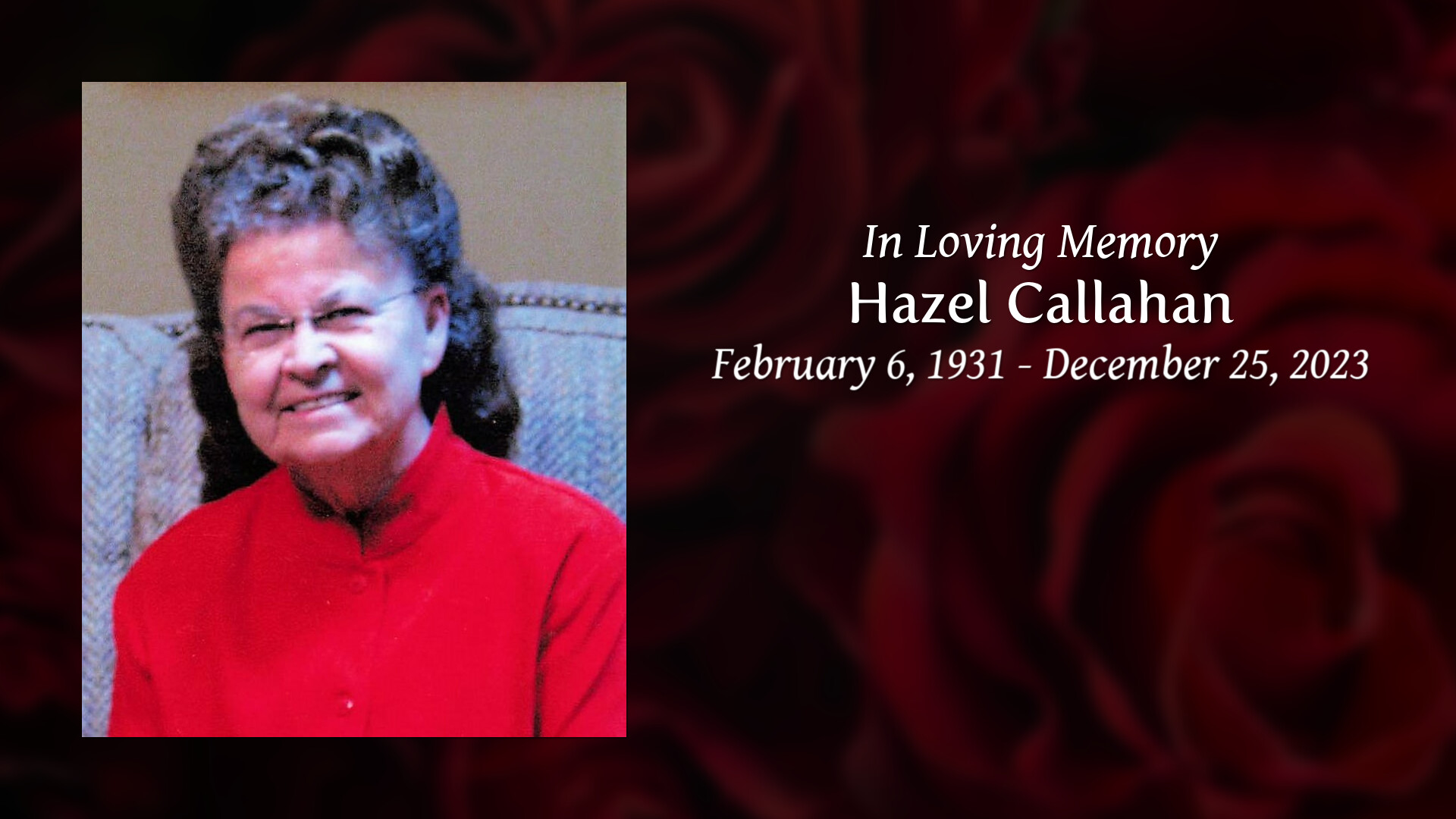 Hazel Callahan - Tribute Video