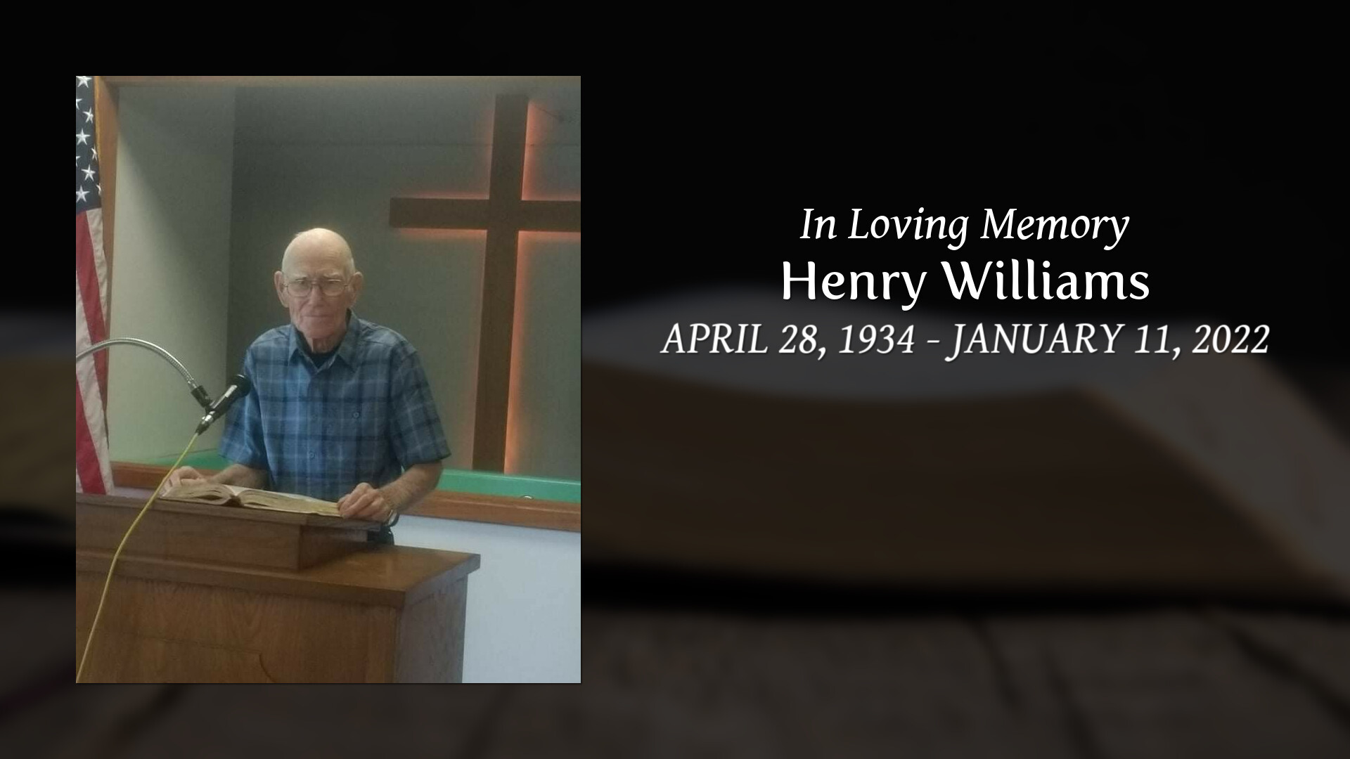 Henry Williams - Tribute Video
