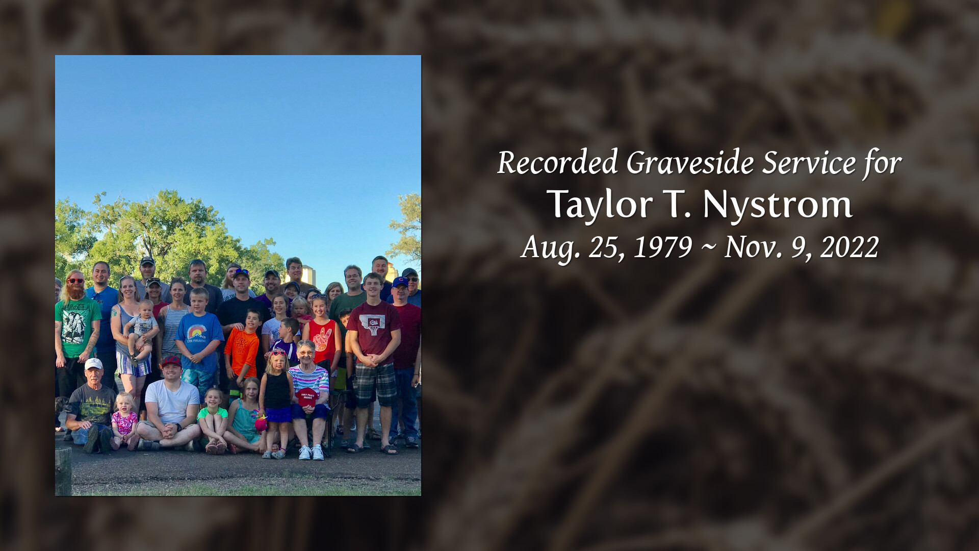 Taylor T. Nystrom - Tribute Video