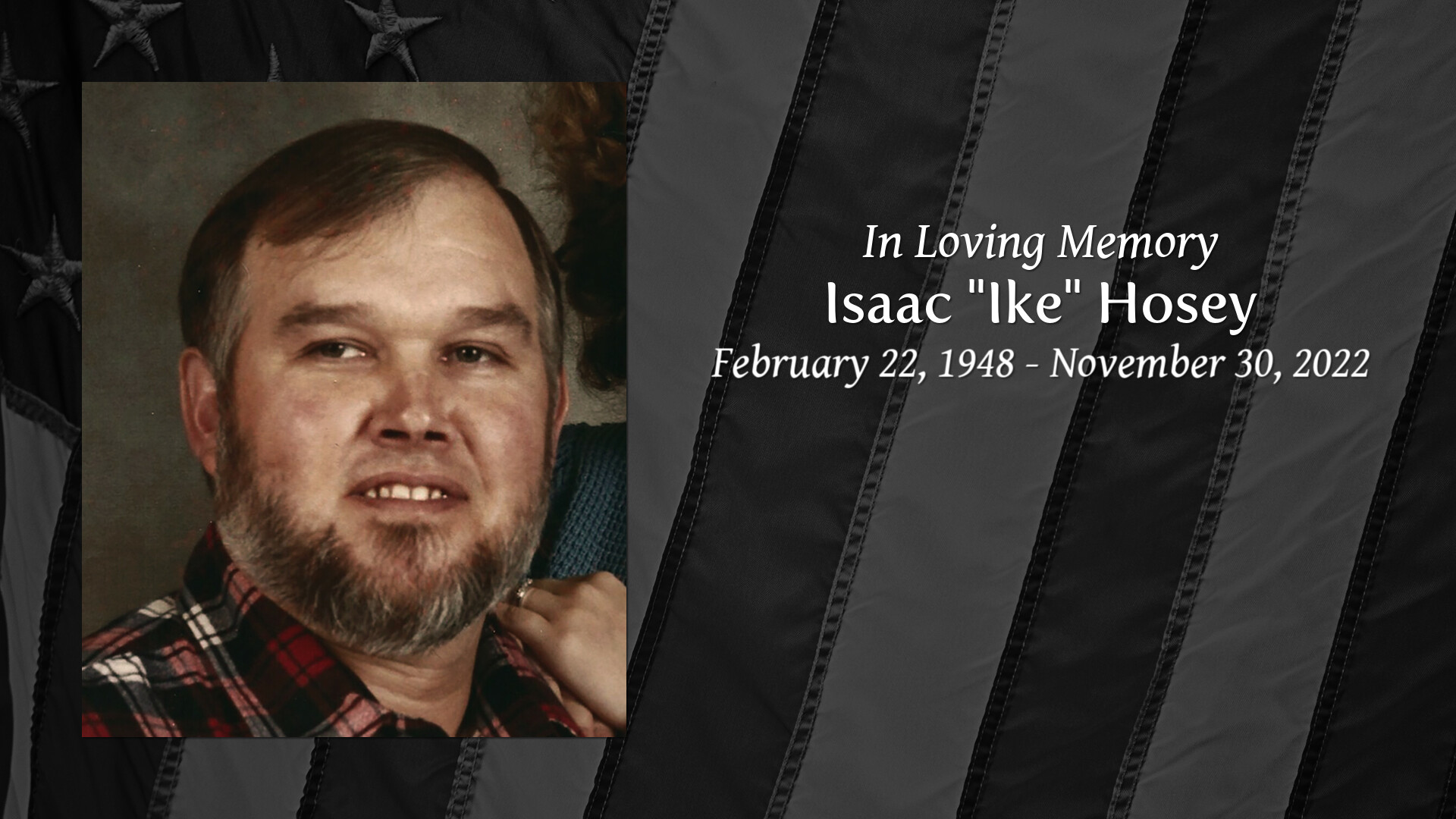 Isaac "Ike" Hosey - Tribute Video
