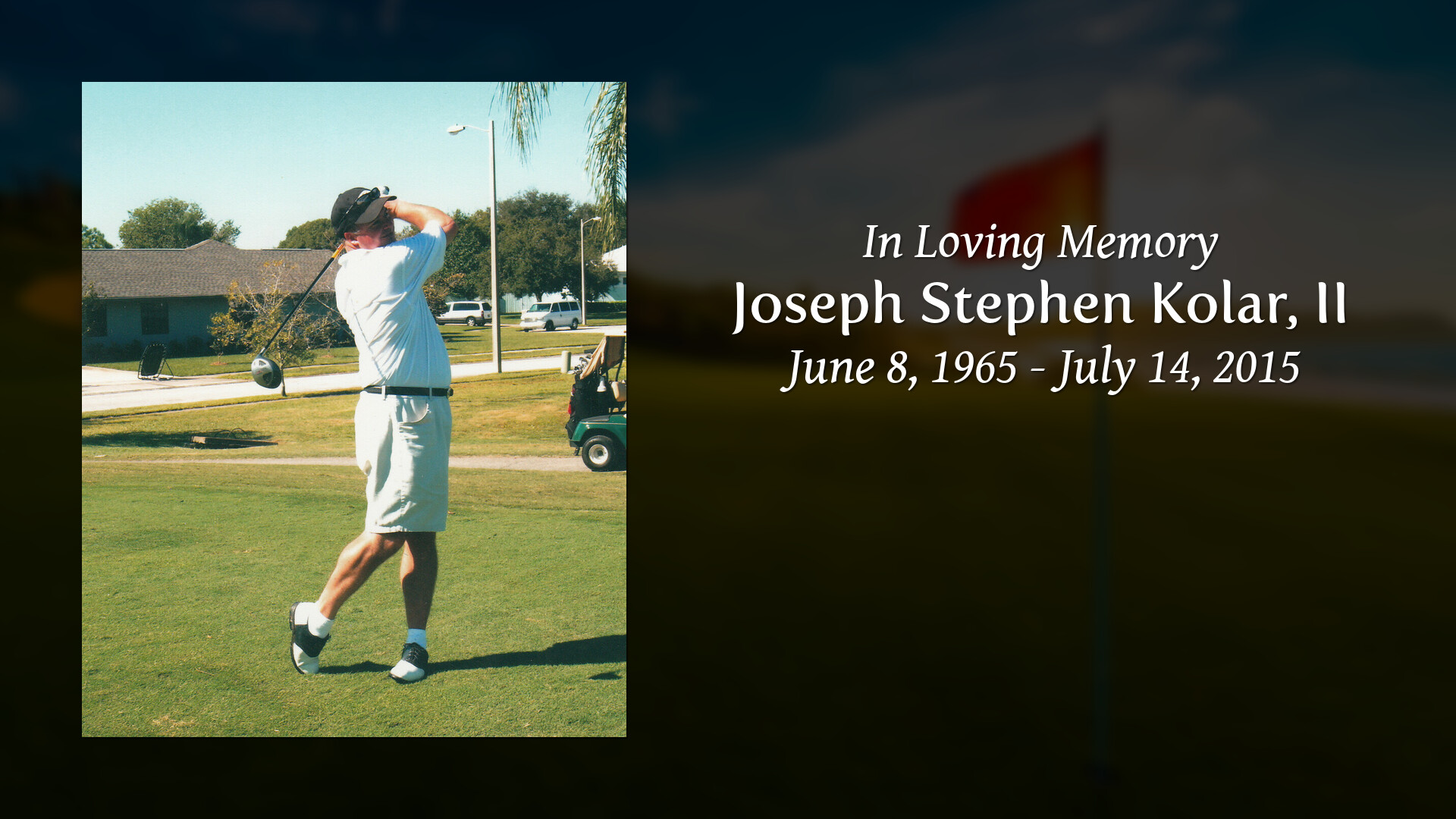 Joseph Stephen Kolar, II - Tribute Video