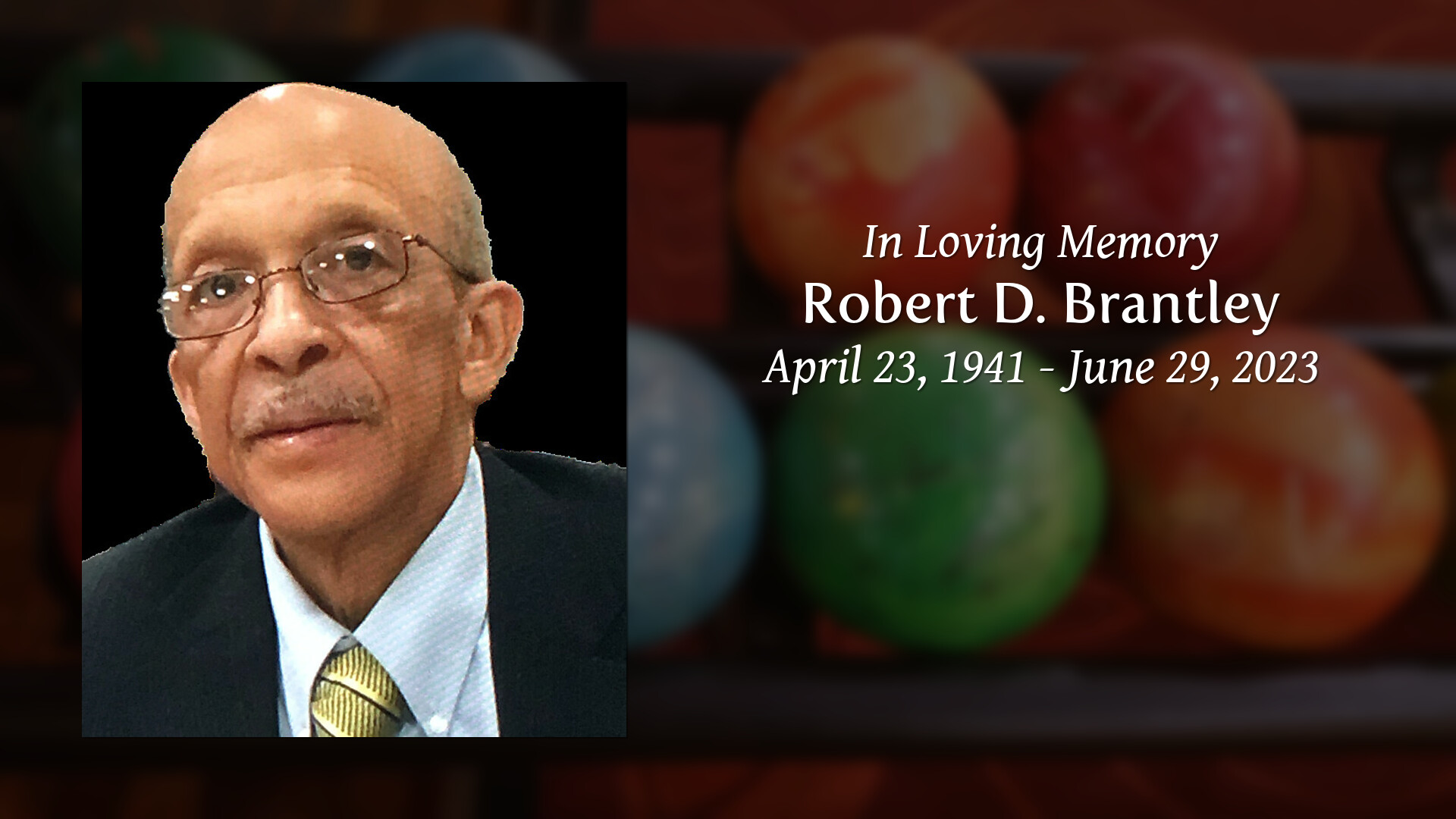 Robert D. Brantley - Tribute Video