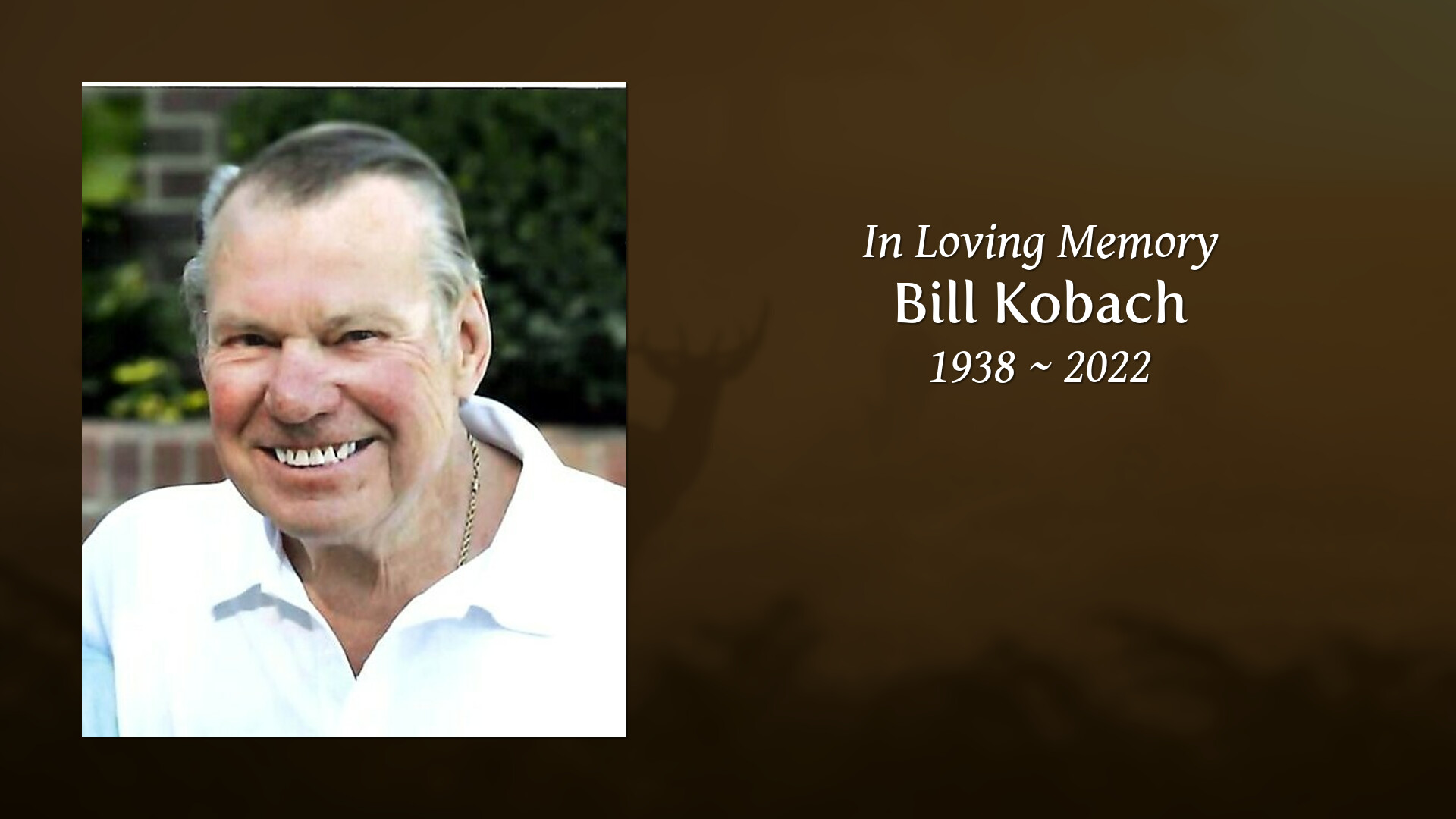Bill Kobach - Tribute Video