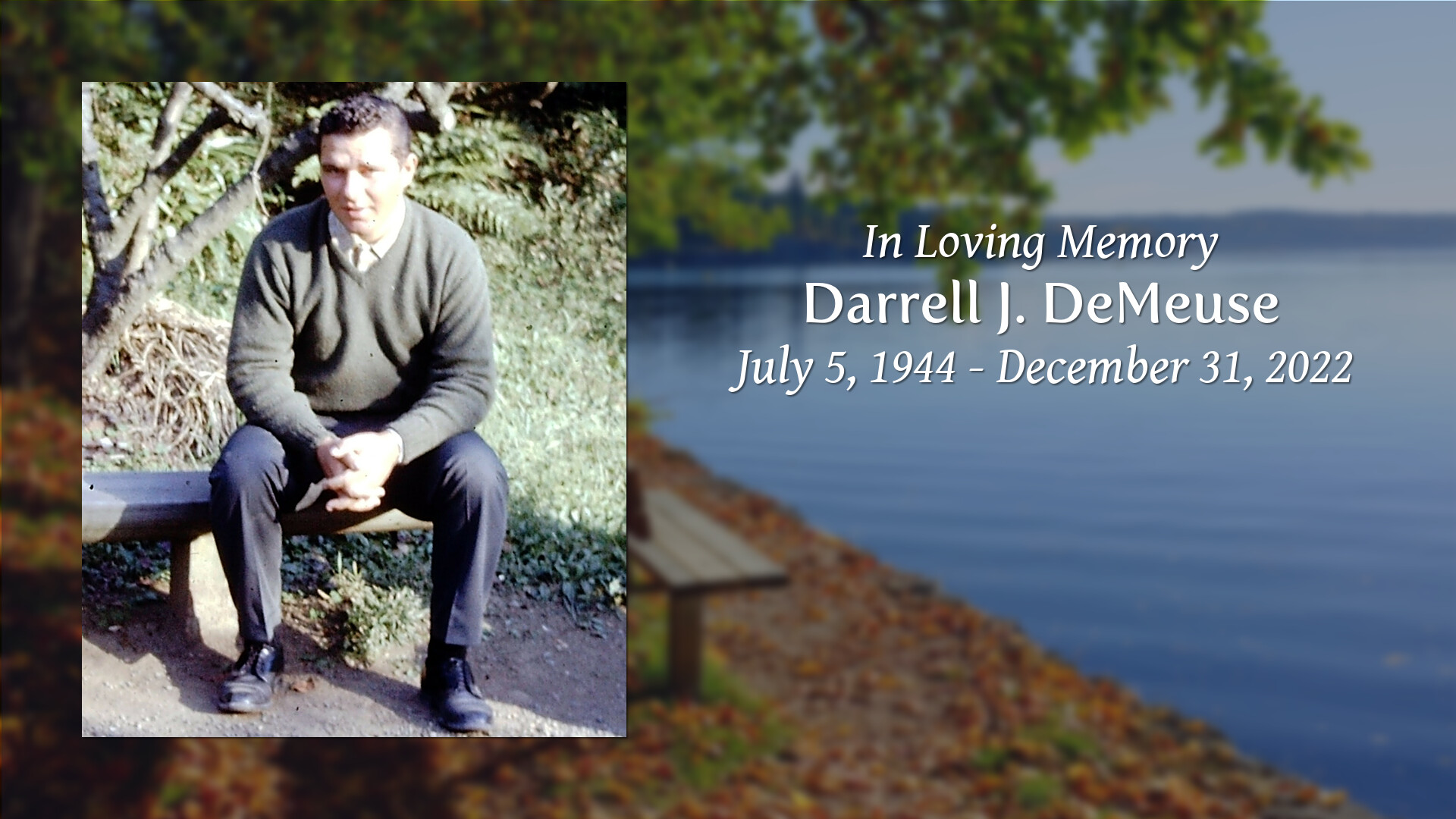 Darrell J. DeMeuse - Tribute Video