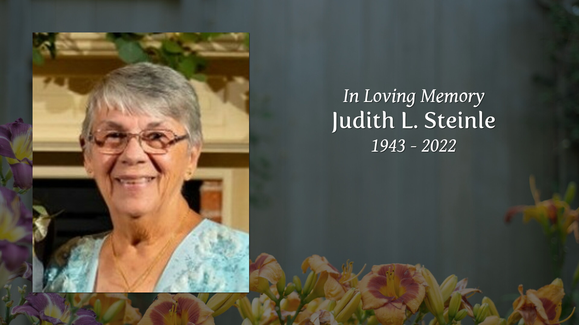 Judith L. Steinle - Tribute Video
