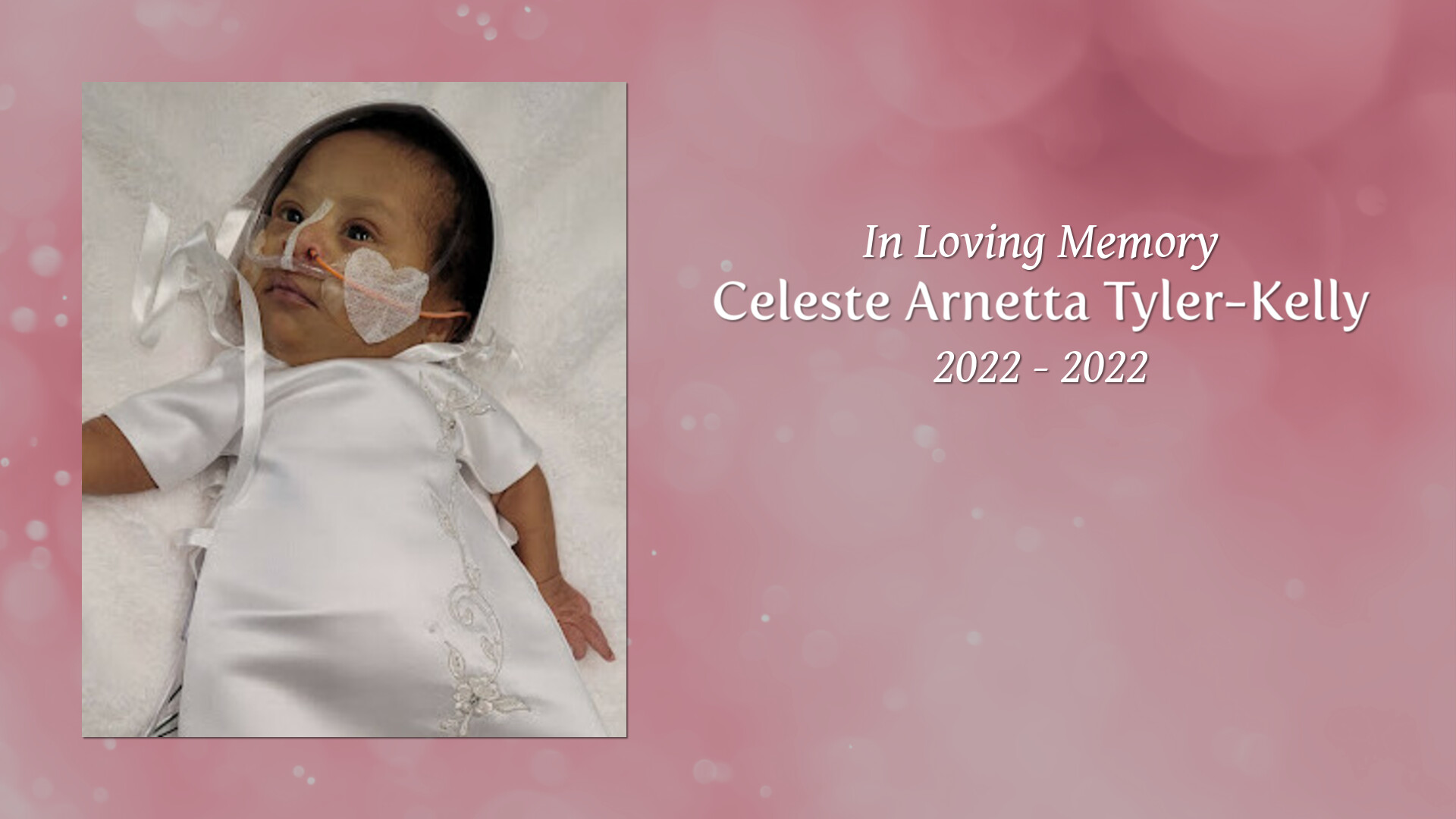 Celeste Arnetta Tyler-Kelly - Tribute Video