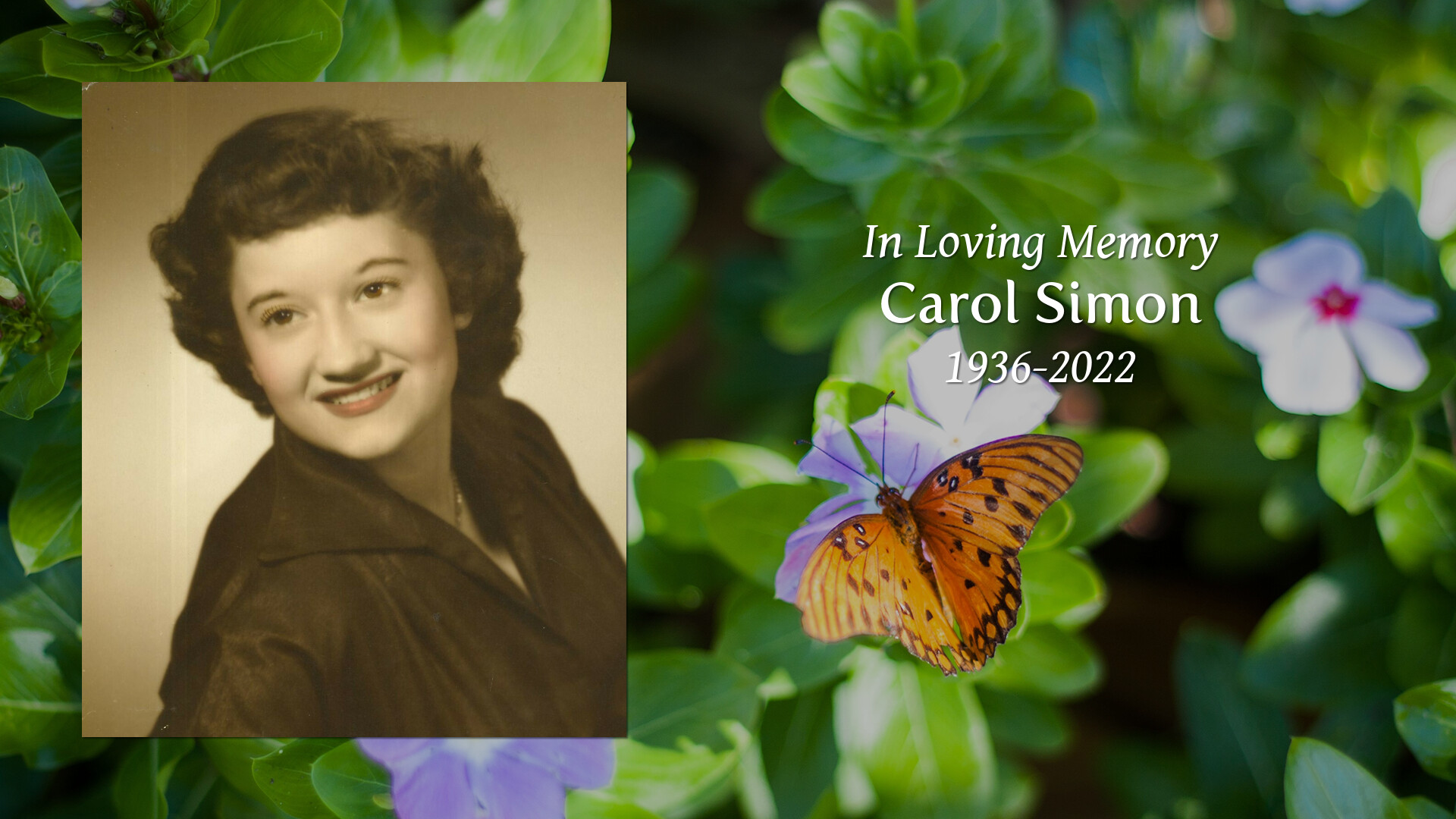 Carol Simon - Tribute Video