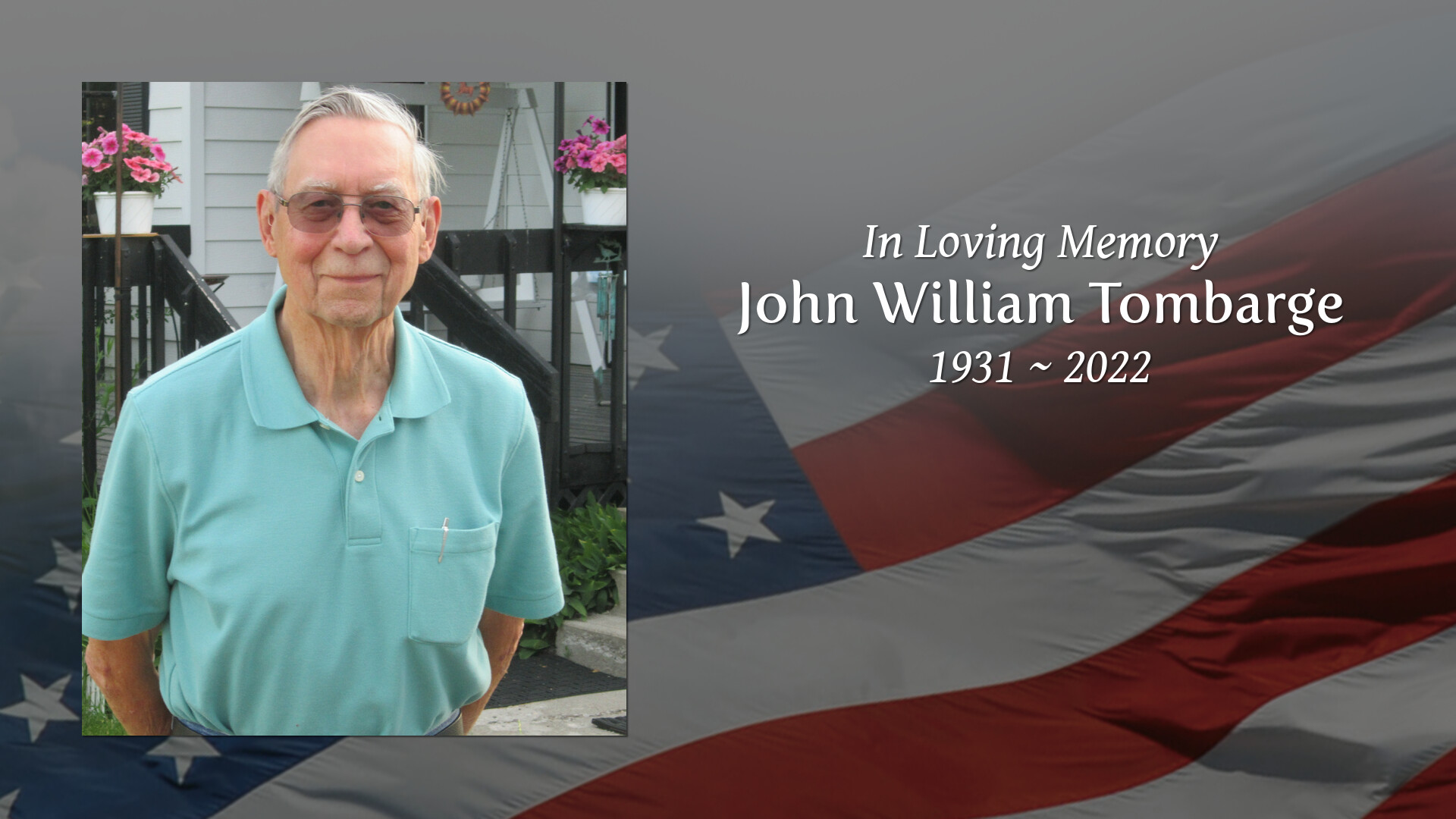 John William Tombarge - Tribute Video