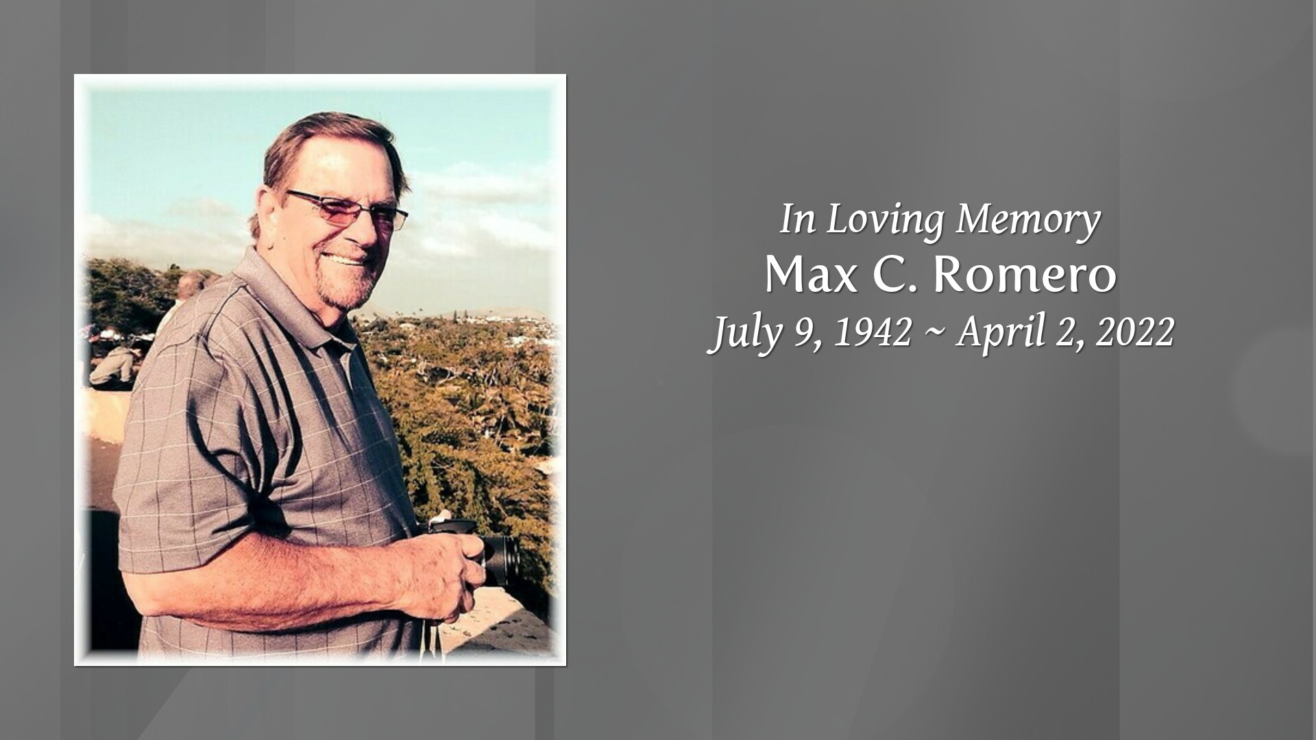 Max C. Romero - Tribute Video