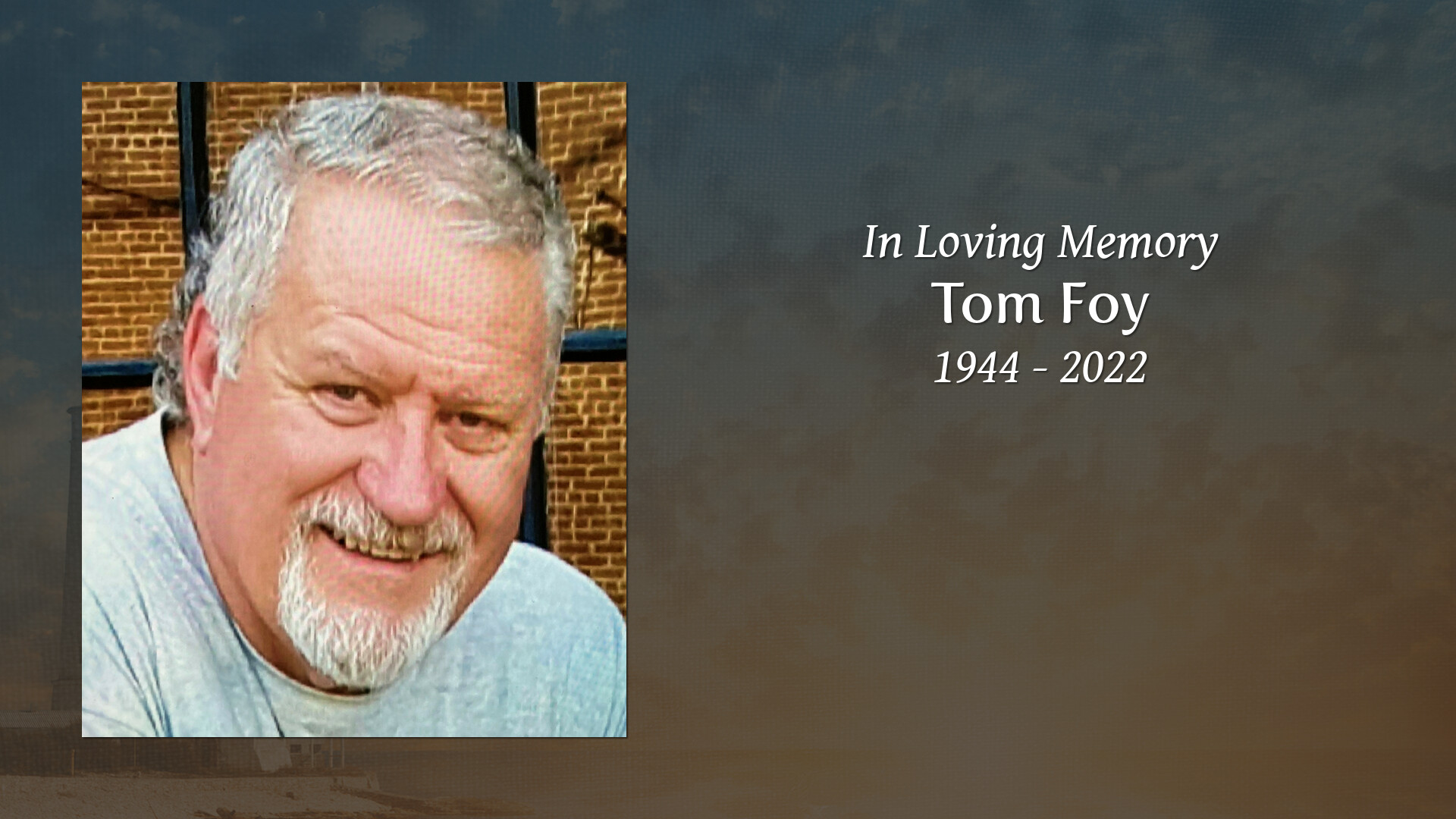 Tom Foy - Tribute Video