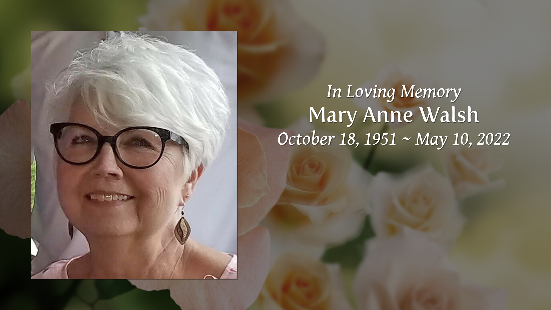 Mary Anne Walsh - Tribute Video