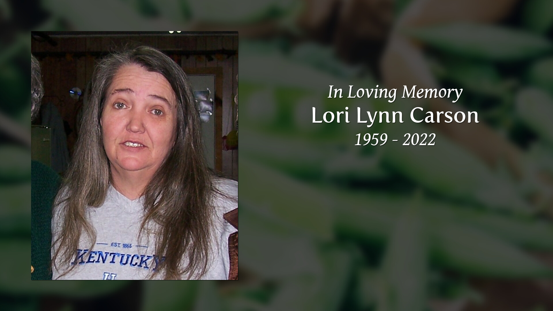 Lori Lynn Carson - Tribute Video