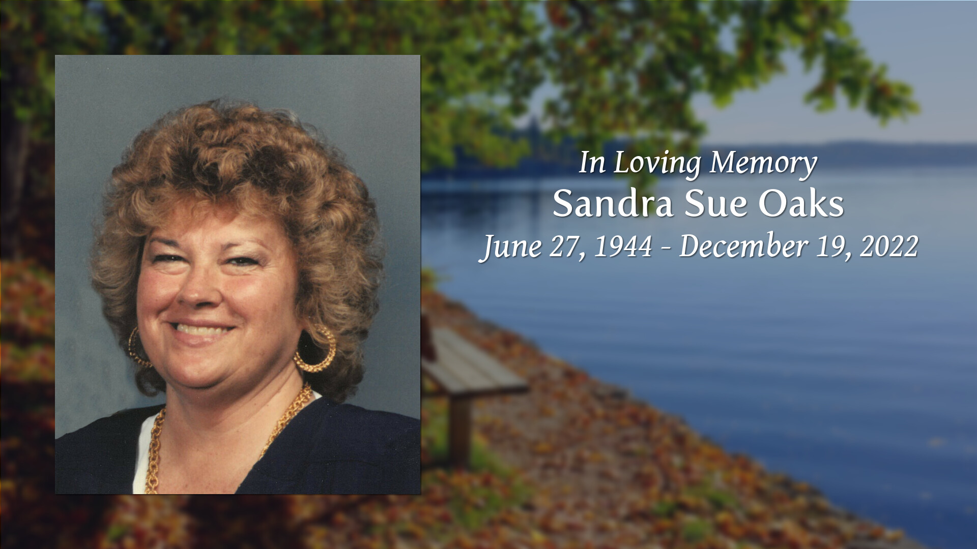 Sandra Sue Oaks - Tribute Video
