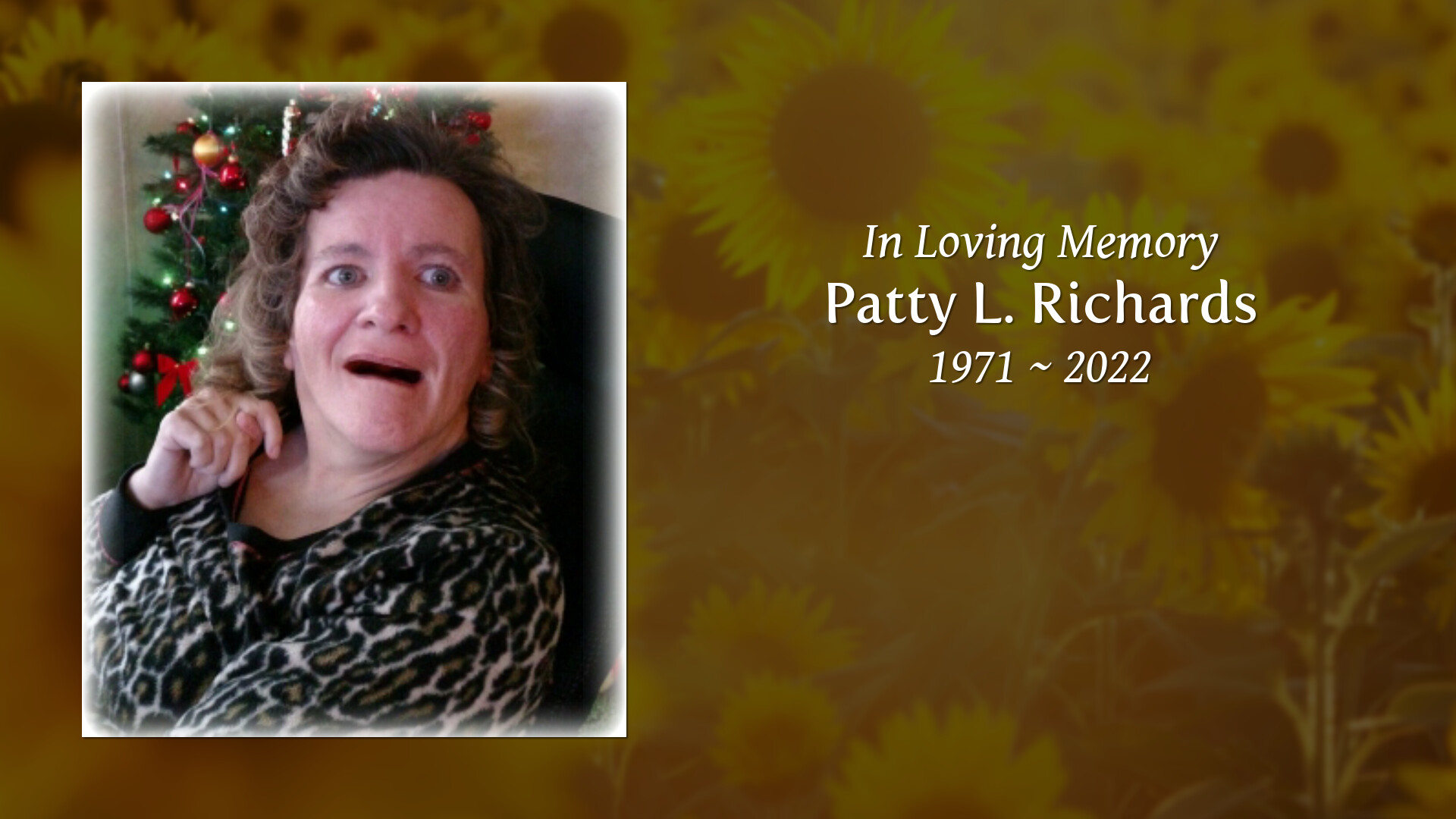 Patty L. Richards - Tribute Video