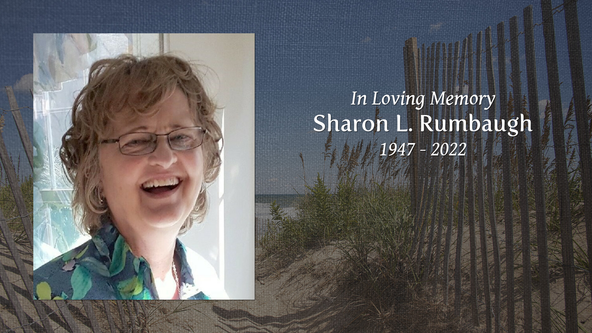Sharon L. Rumbaugh - Tribute Video
