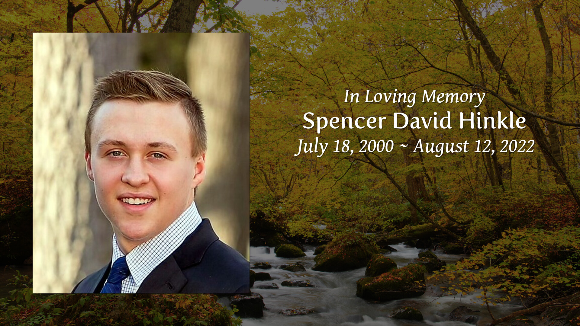Spencer David Hinkle - Tribute Video