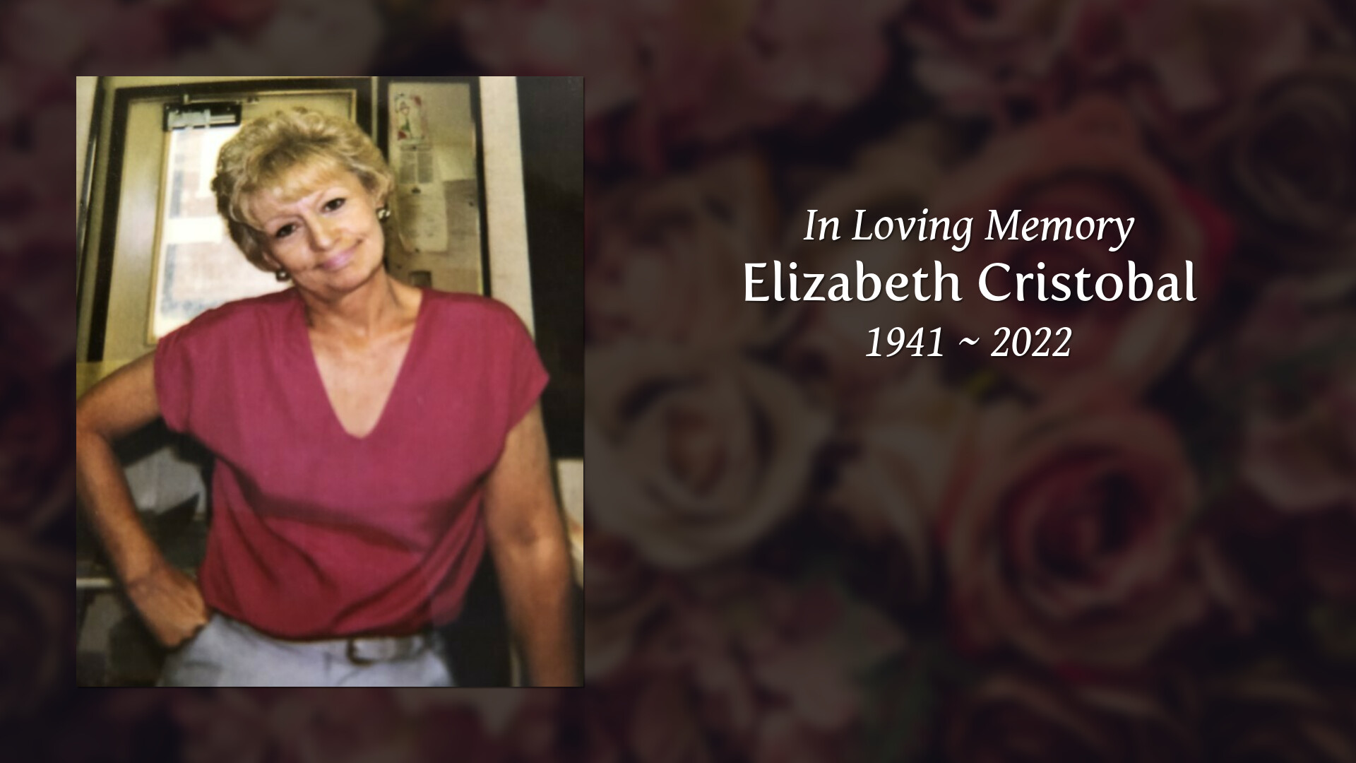 Elizabeth Cristobal - Tribute Video