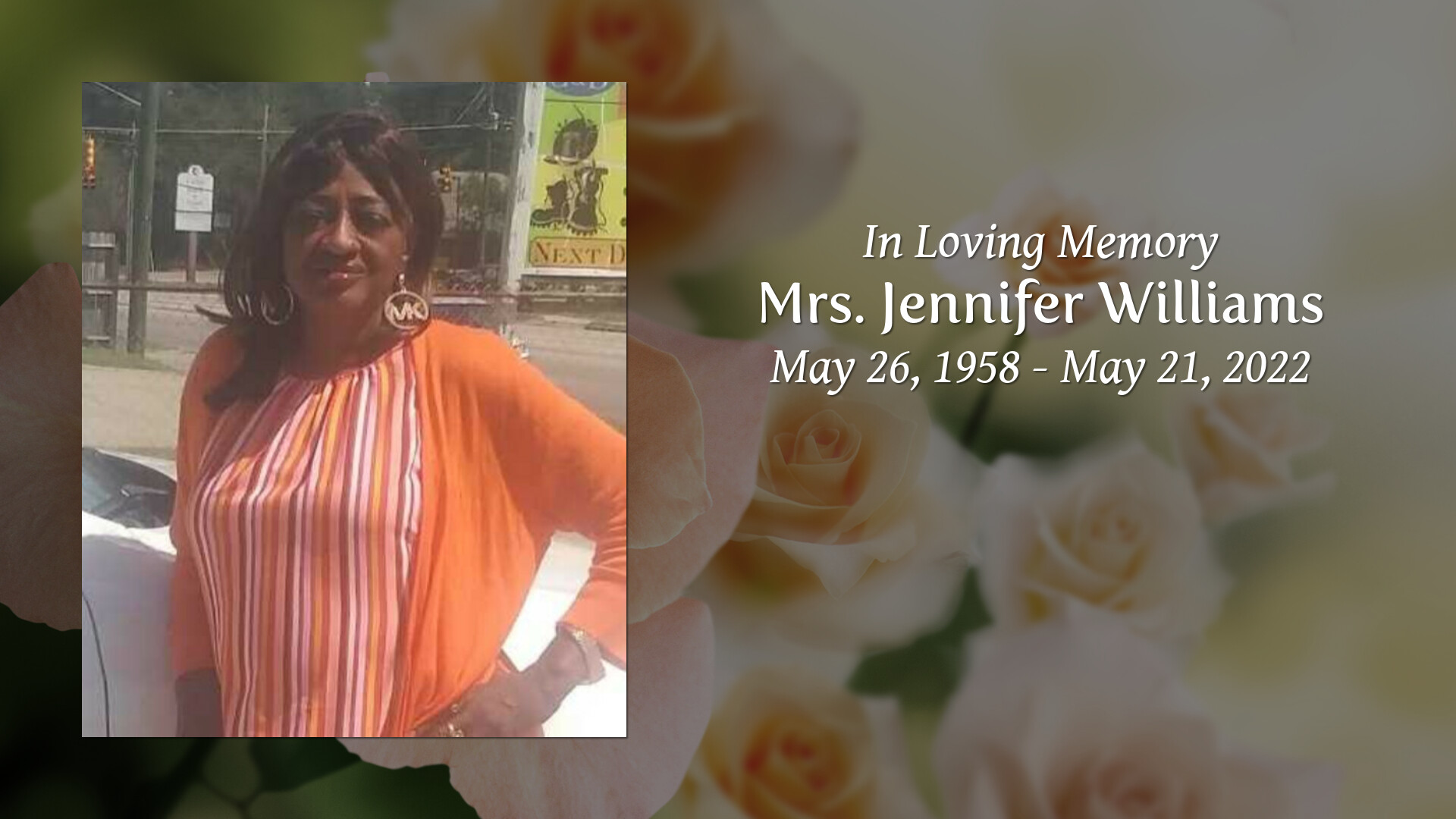 Mrs. Jennifer Williams - Tribute Video