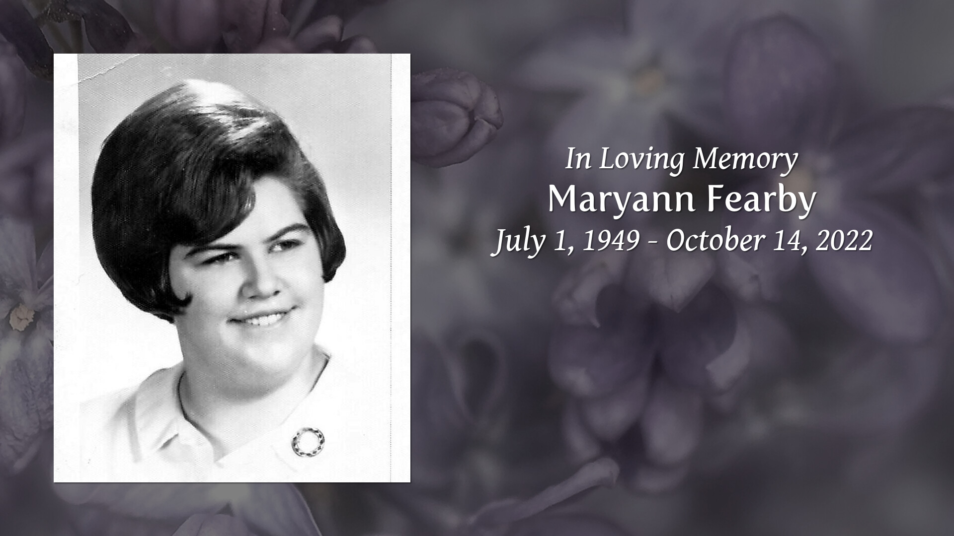 Maryann Fearby - Tribute Video