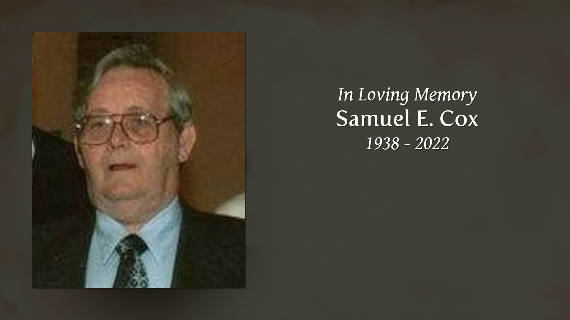Samuel E. Cox - Tribute Video