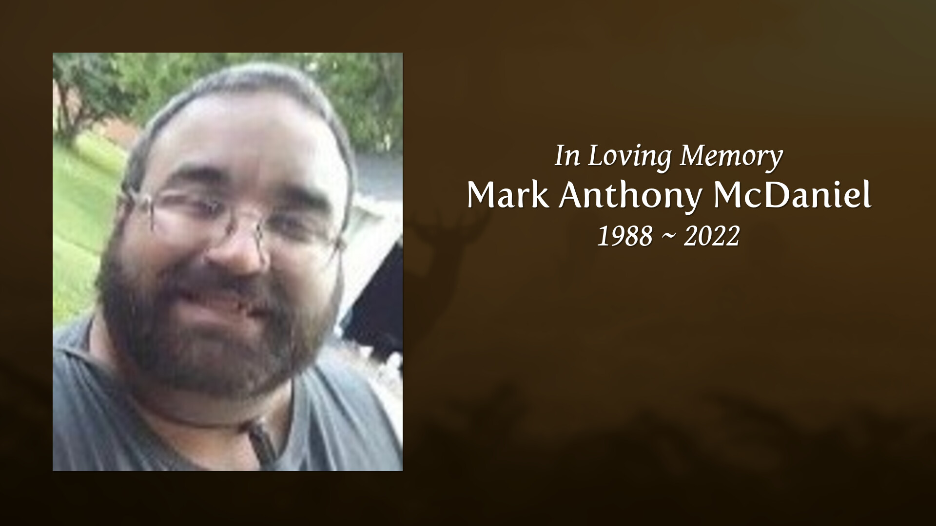 Mark Anthony McDaniel - Tribute Video