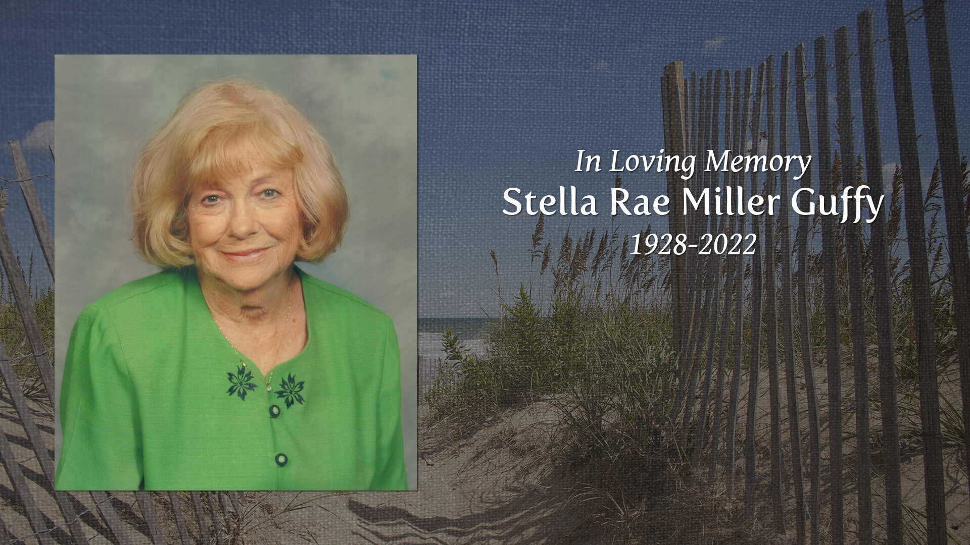 Stella Rae Miller Guffy - Tribute Video