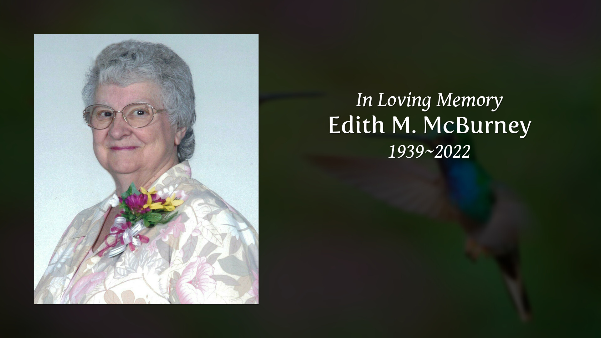Edith M. McBurney - Tribute Video
