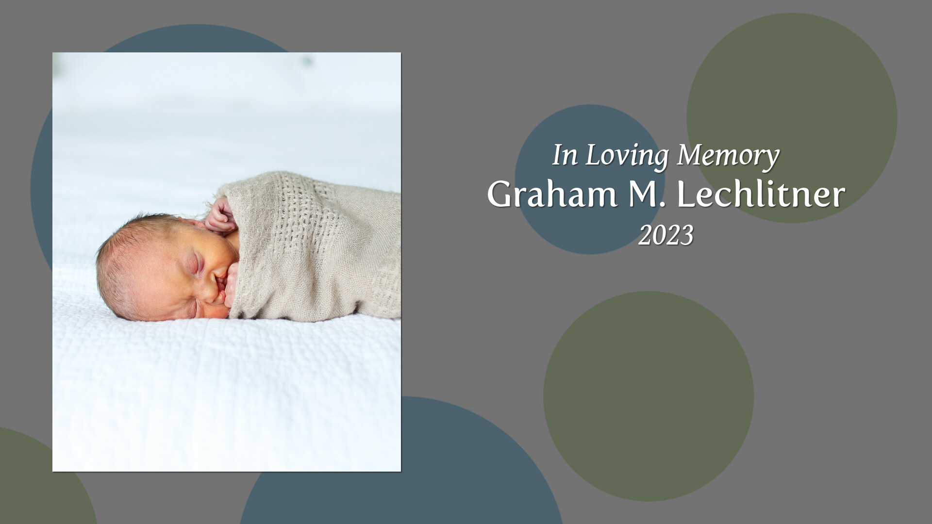 Graham M. Lechlitner - Tribute Video