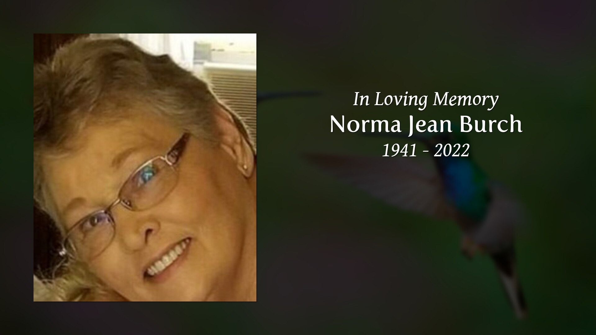 Norma Jean Burch - Tribute Video