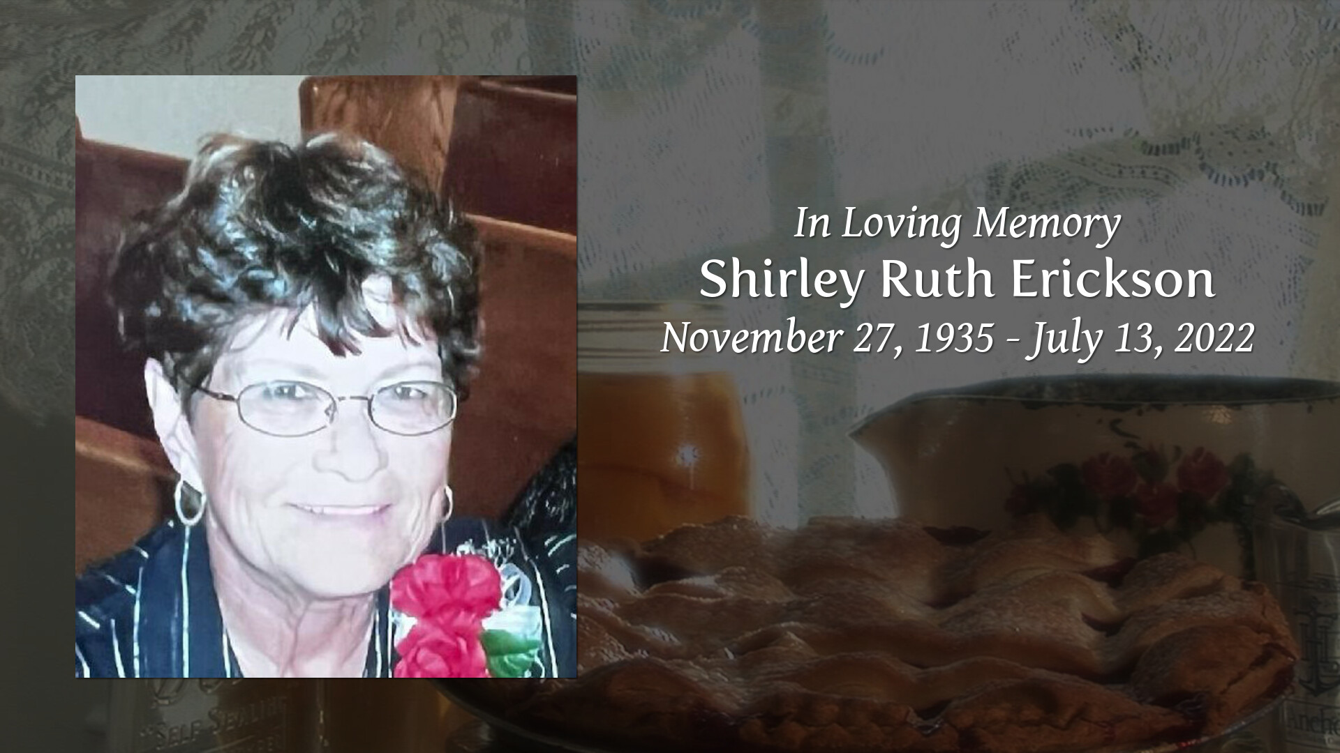 Shirley Ruth Erickson - Tribute Video