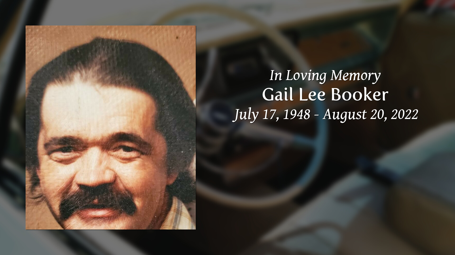 Gail Lee Booker - Tribute Video