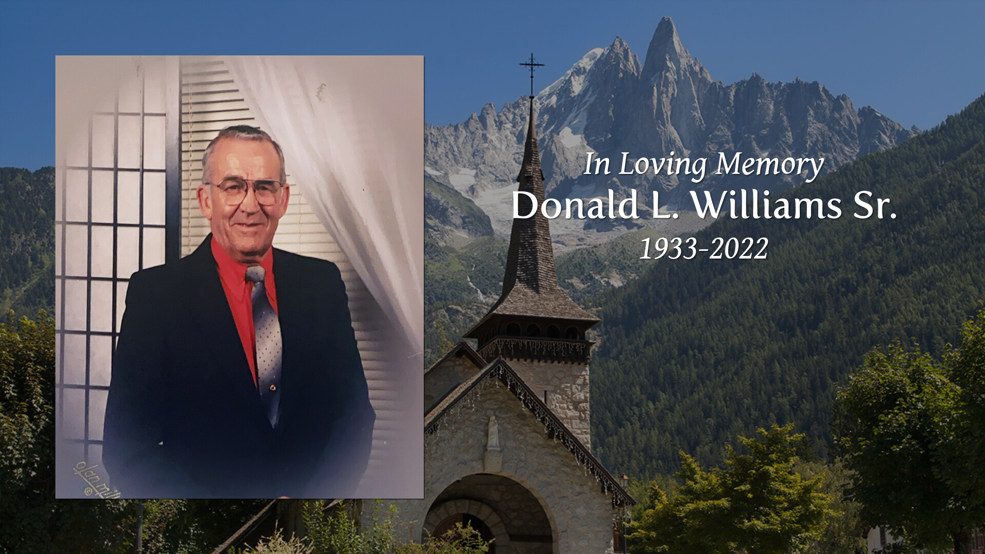 Donald L. Williams Sr. - Tribute Video