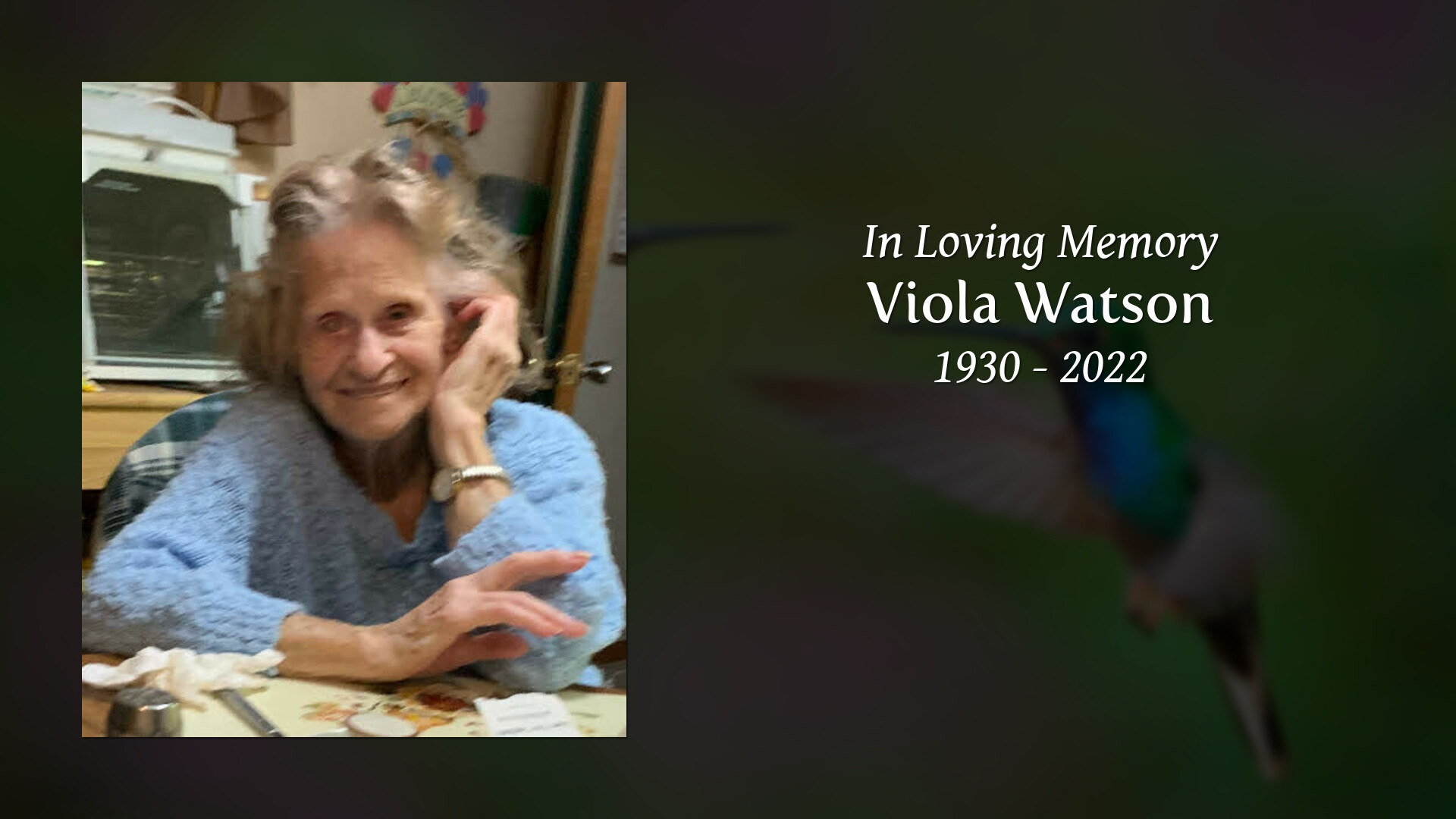 Viola Watson - Tribute Video