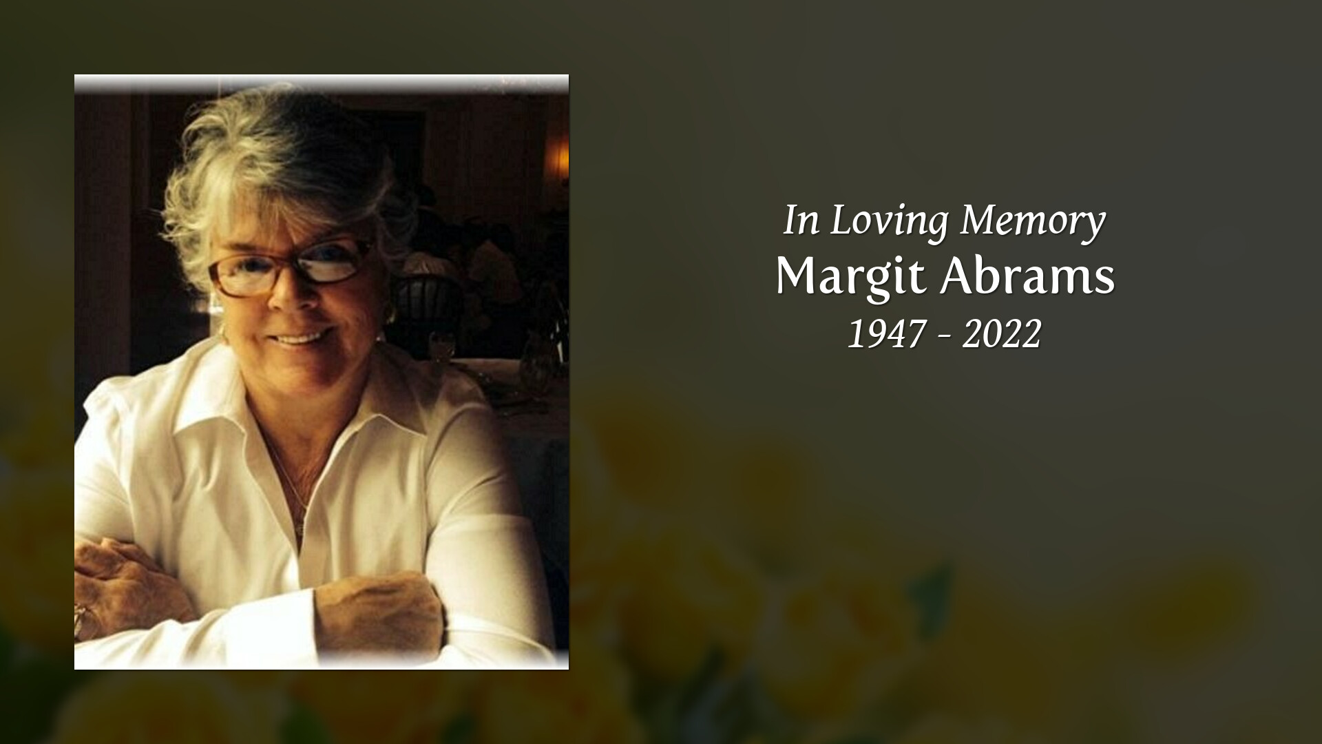 Margit Abrams - Tribute Video