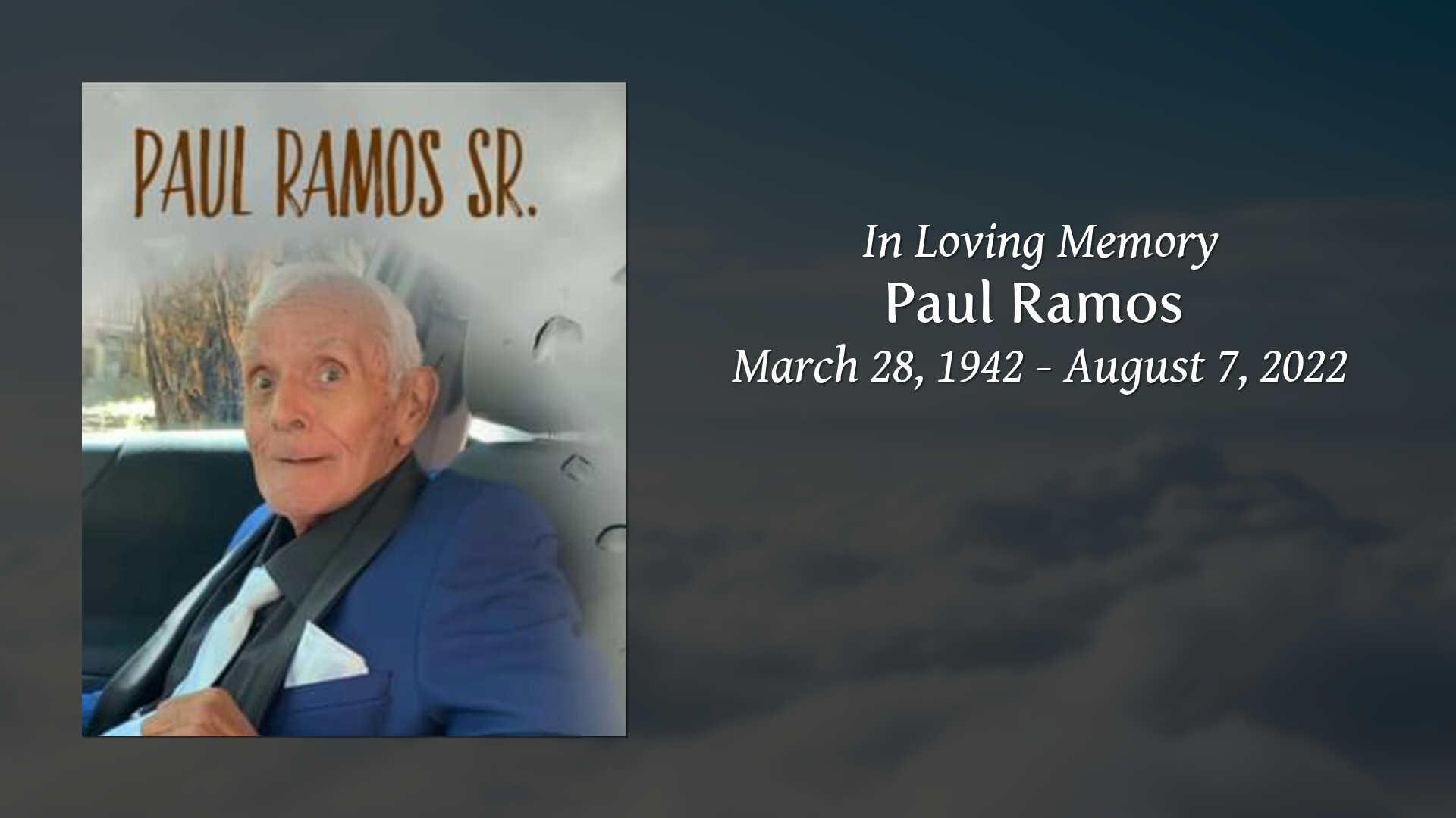 Paul Ramos - Tribute Video