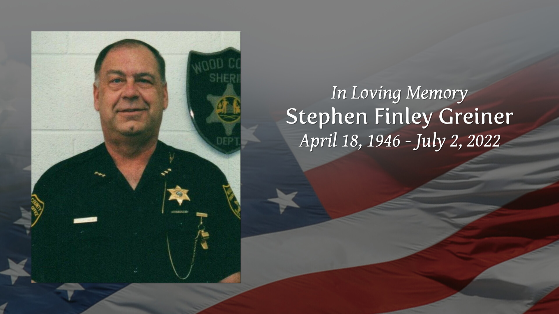 Stephen Finley Greiner - Tribute Video