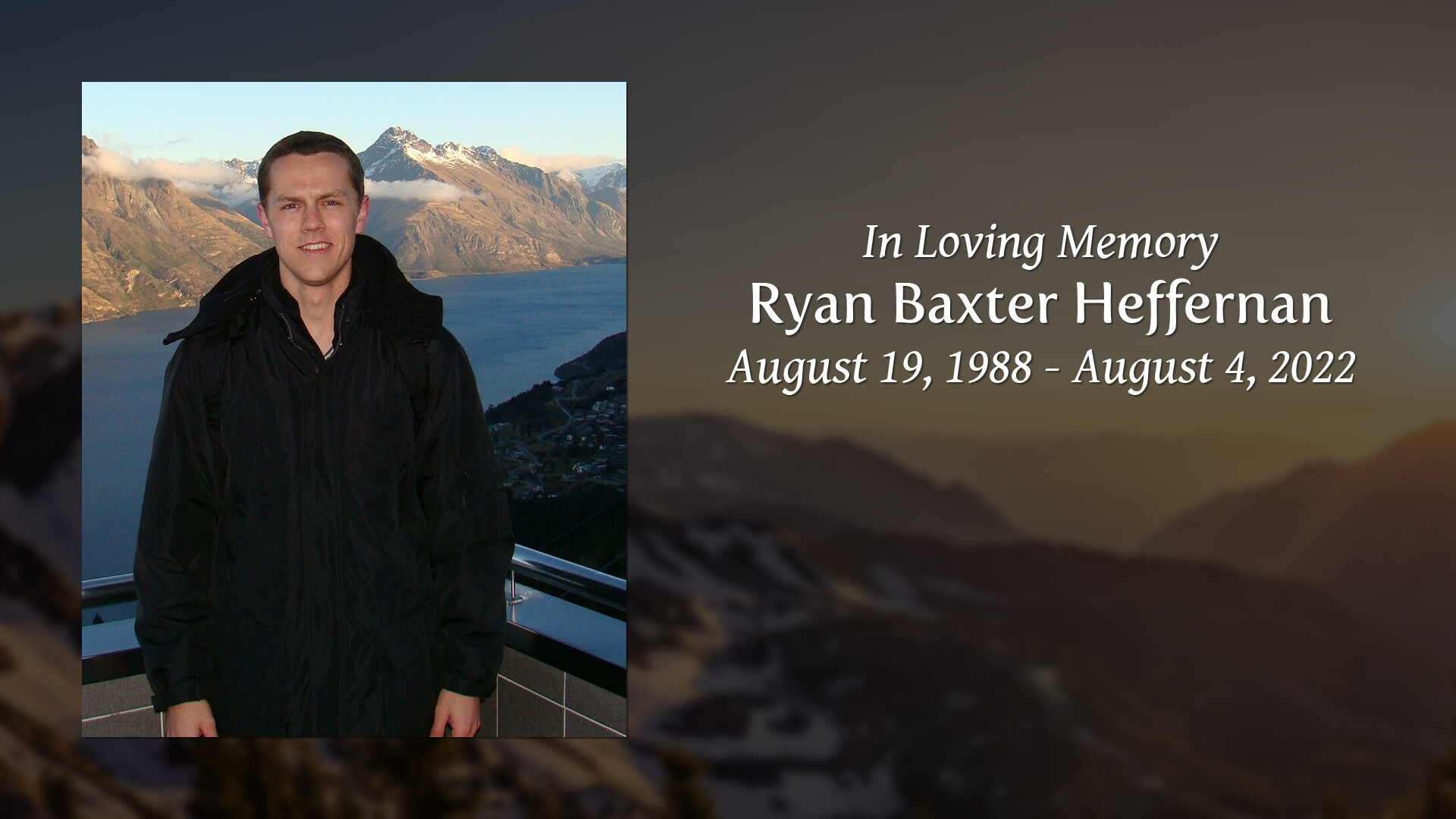 Ryan Baxter Heffernan - Tribute Video