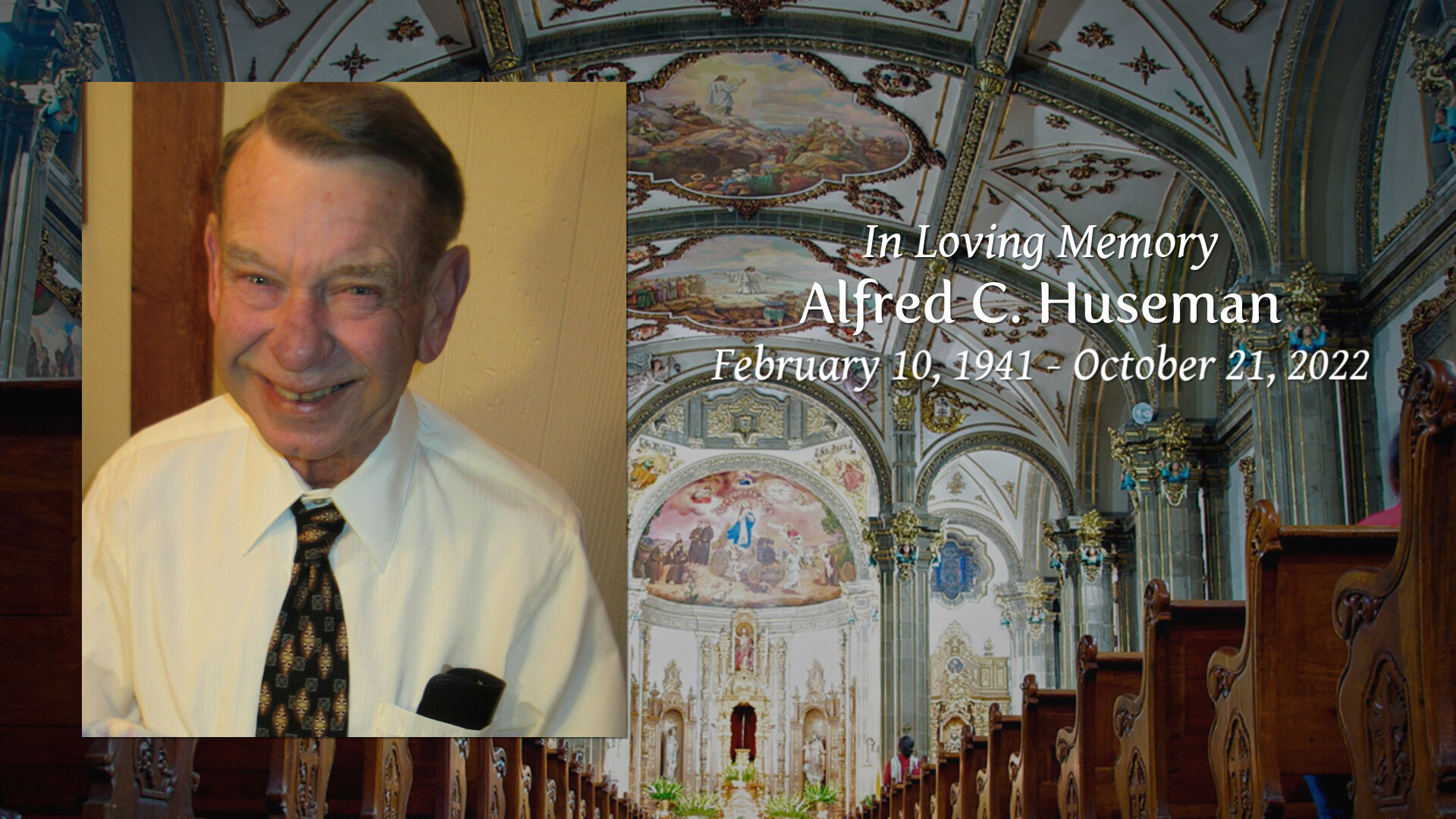 Alfred C. Huseman - Tribute Video