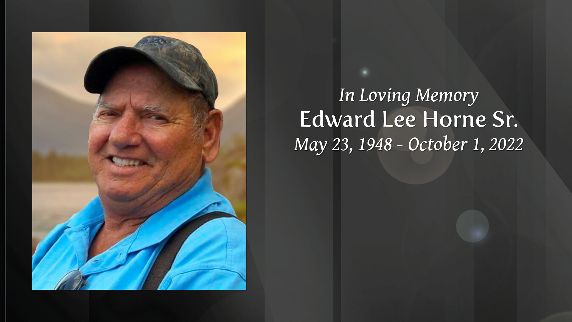 Edward Lee Horne Sr. - Tribute Video