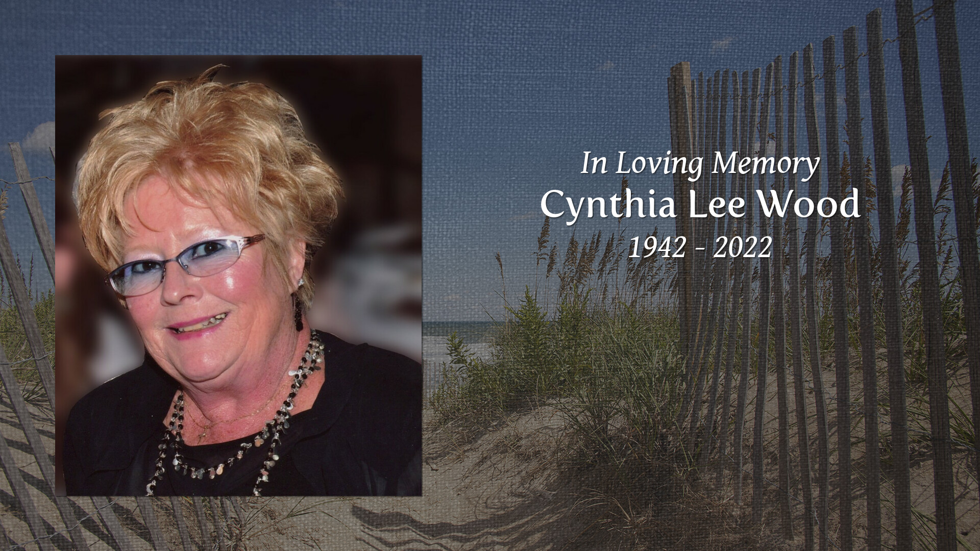Cynthia Lee Wood - Tribute Video