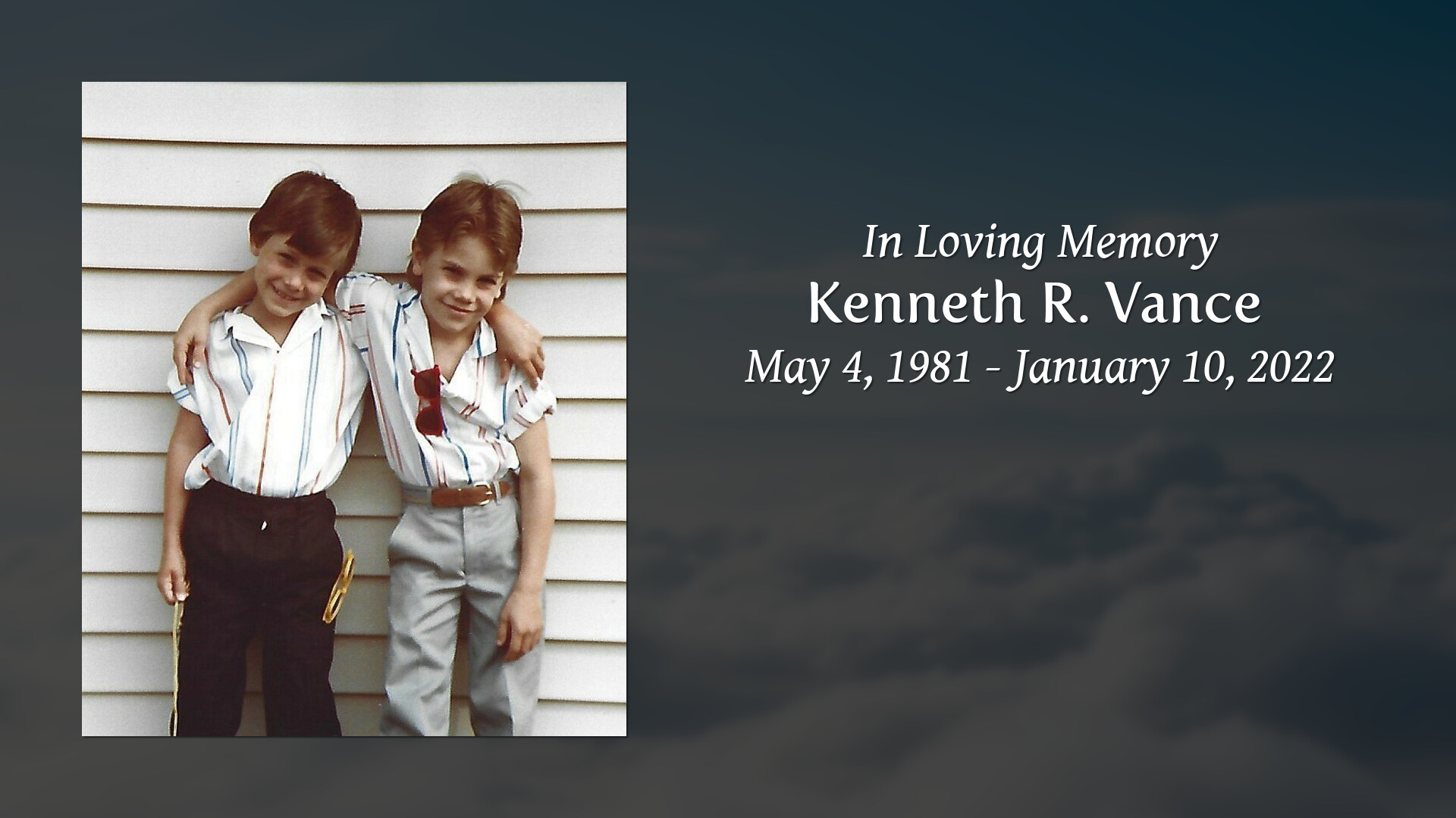 Kenneth R. Vance - Tribute Video