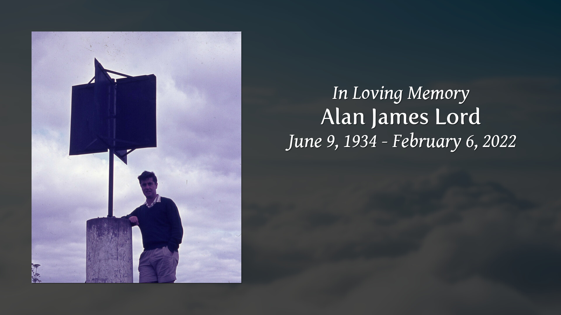 Alan James Lord - Tribute Video