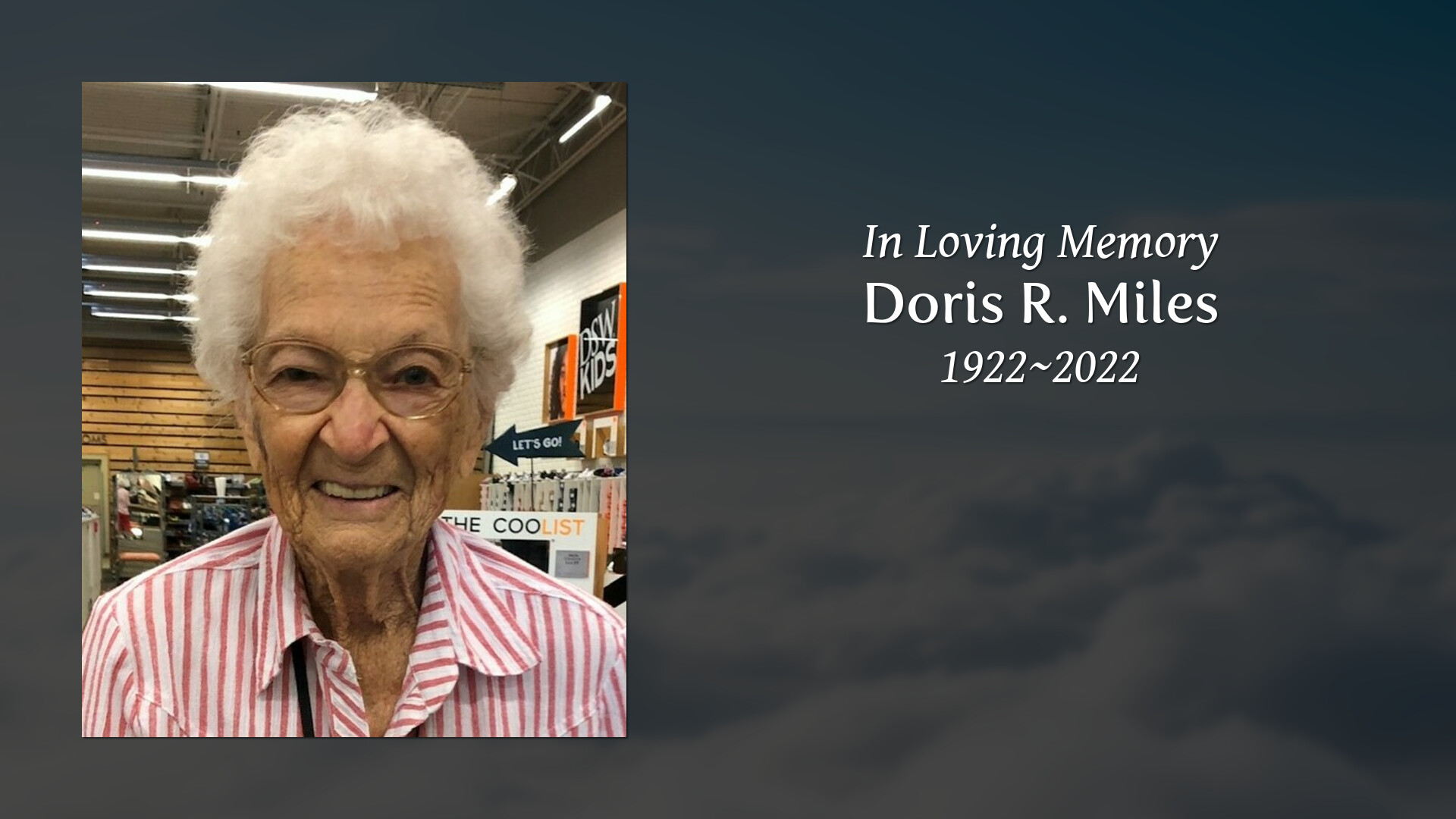 Doris R. Miles - Tribute Video